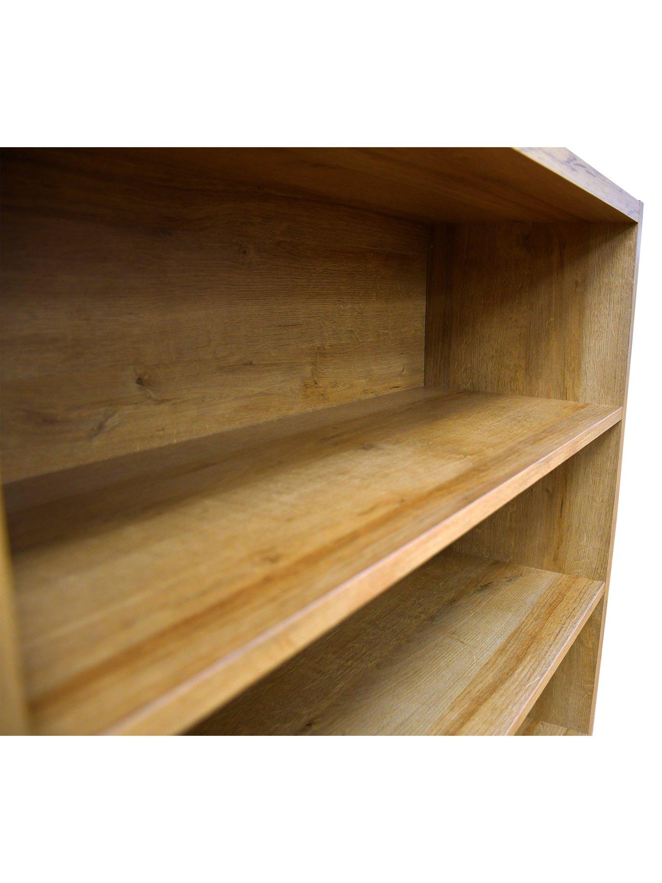Very Home Metro Small Wide Bookcase Oak FSC Certified Very