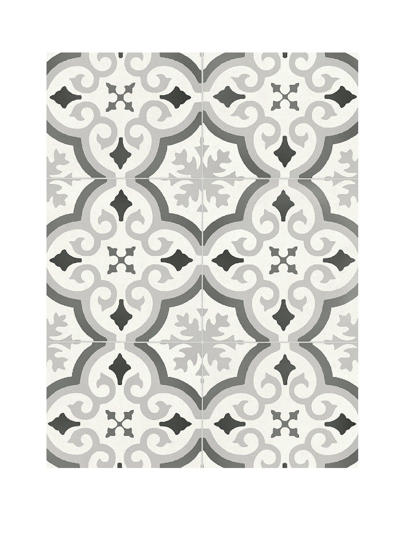Homemaker Vinyl Flooring Victorian Effect - Grey | Very