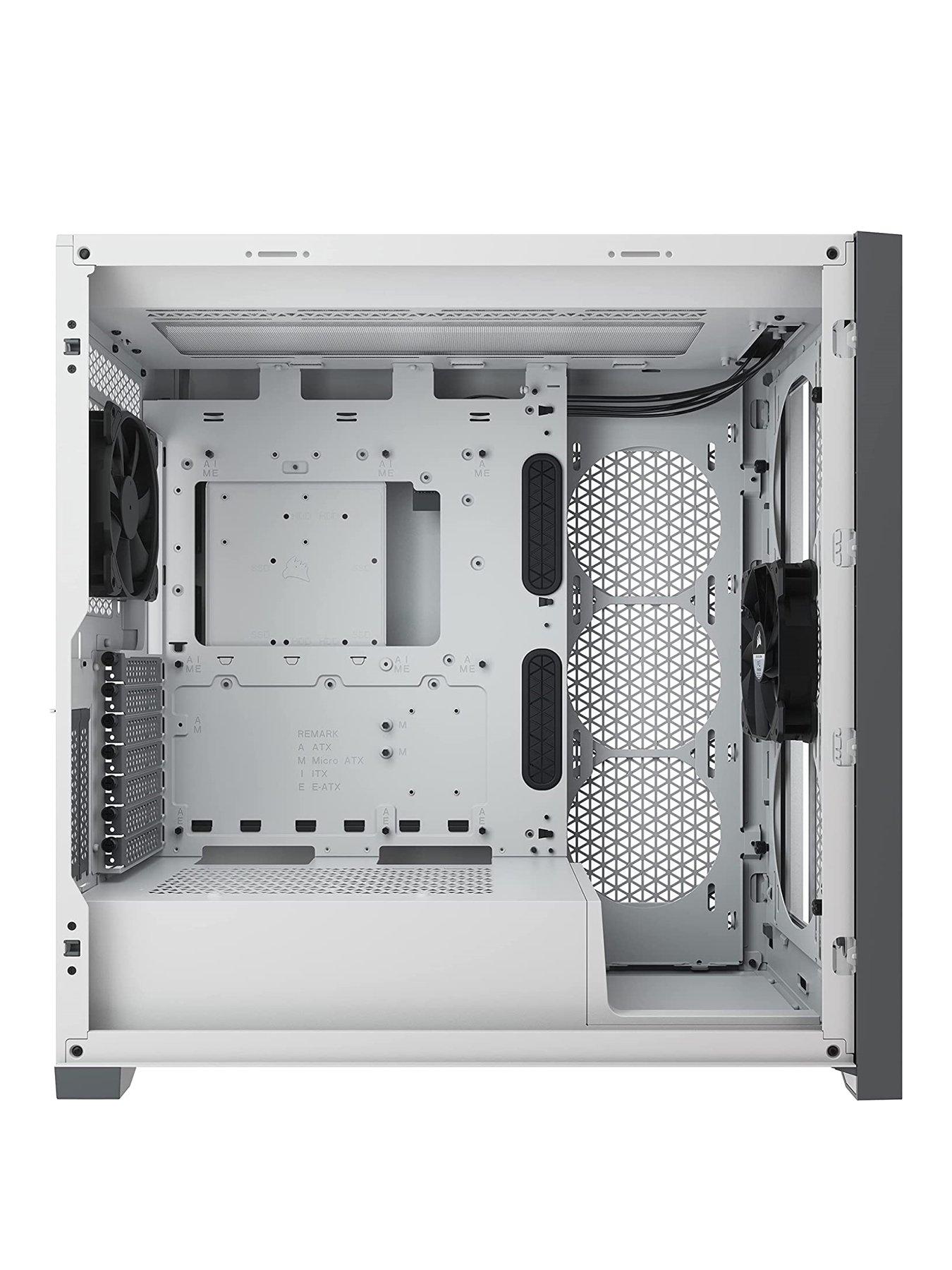 CORSAIR 5000D Airflow Tempered Glass Mid-Tower, White Gaming Desktop ...