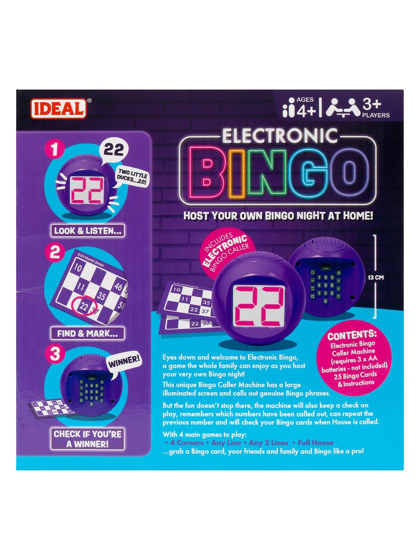 IDEAL Bingo Electronic Game - Host Your Very Own Bingo Night | Very