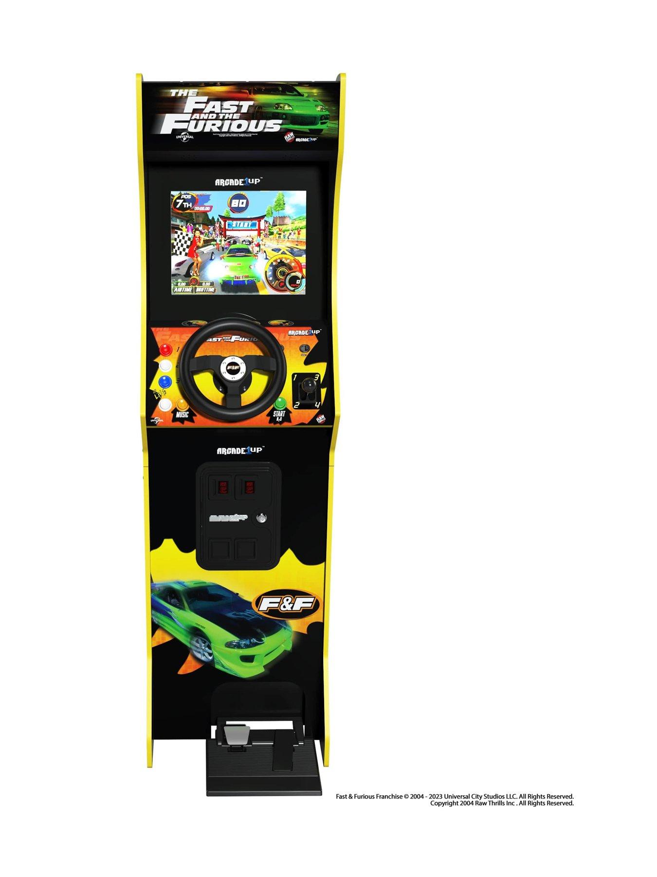 Arcade 1Up Fast & Furious Deluxe Racing Arcade Machine | Very