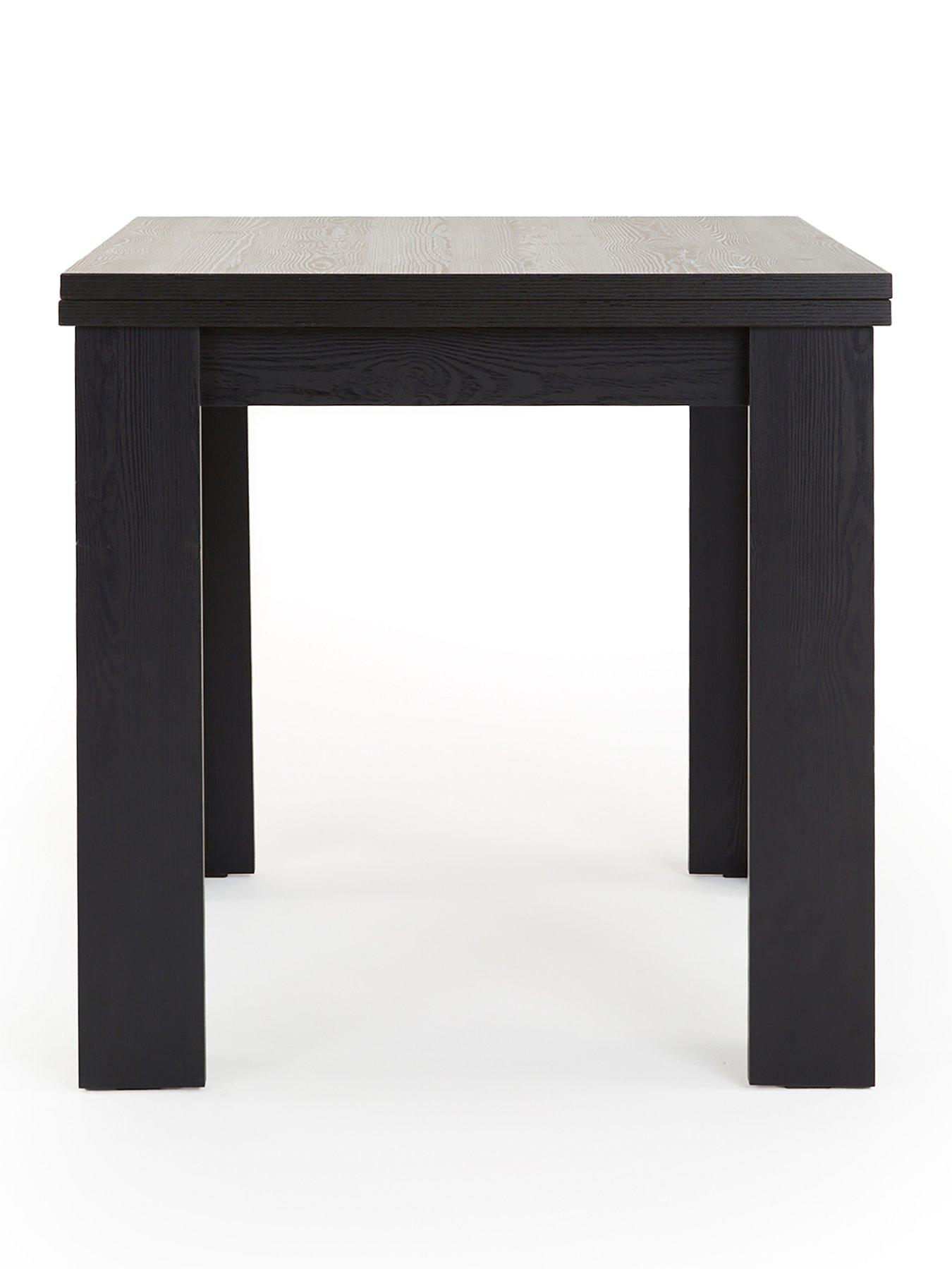 Very Home Panama 80 - 160 cm Extending Dining Table - Black - FSC ...