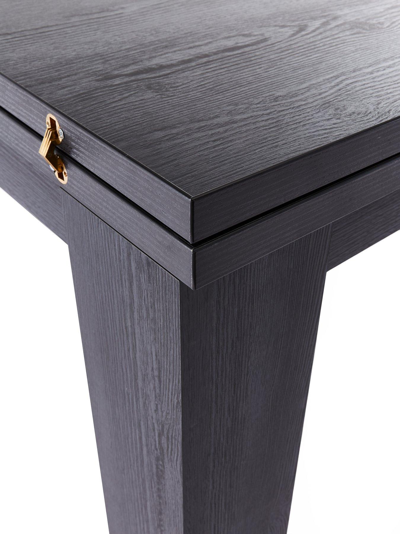 Very Home Panama 80 - 160 cm Extending Dining Table - Black - FSC ...