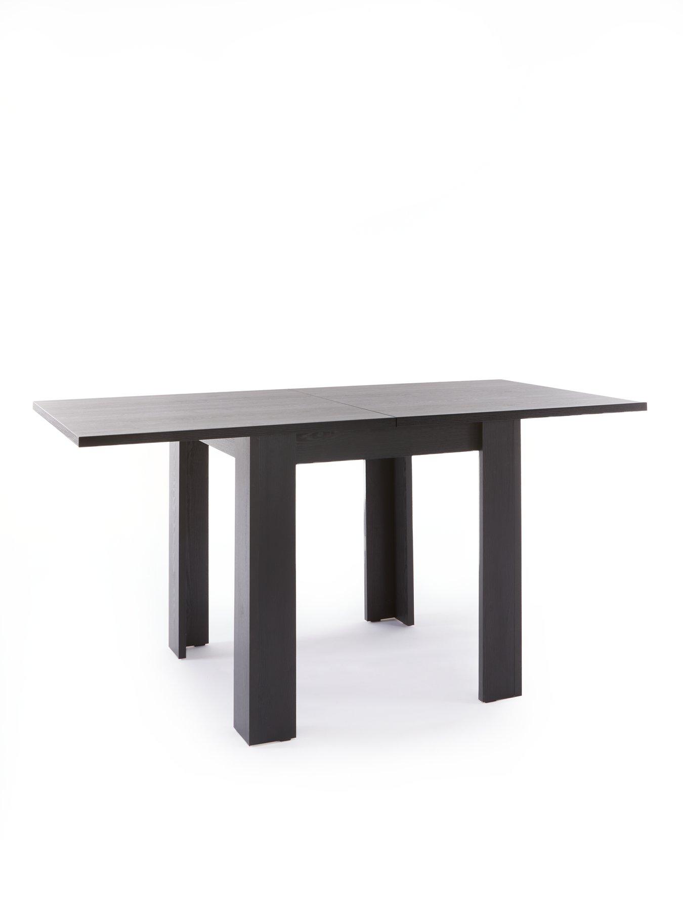 Very Home Panama 80 - 160 cm Extending Dining Table - Black - FSC ...