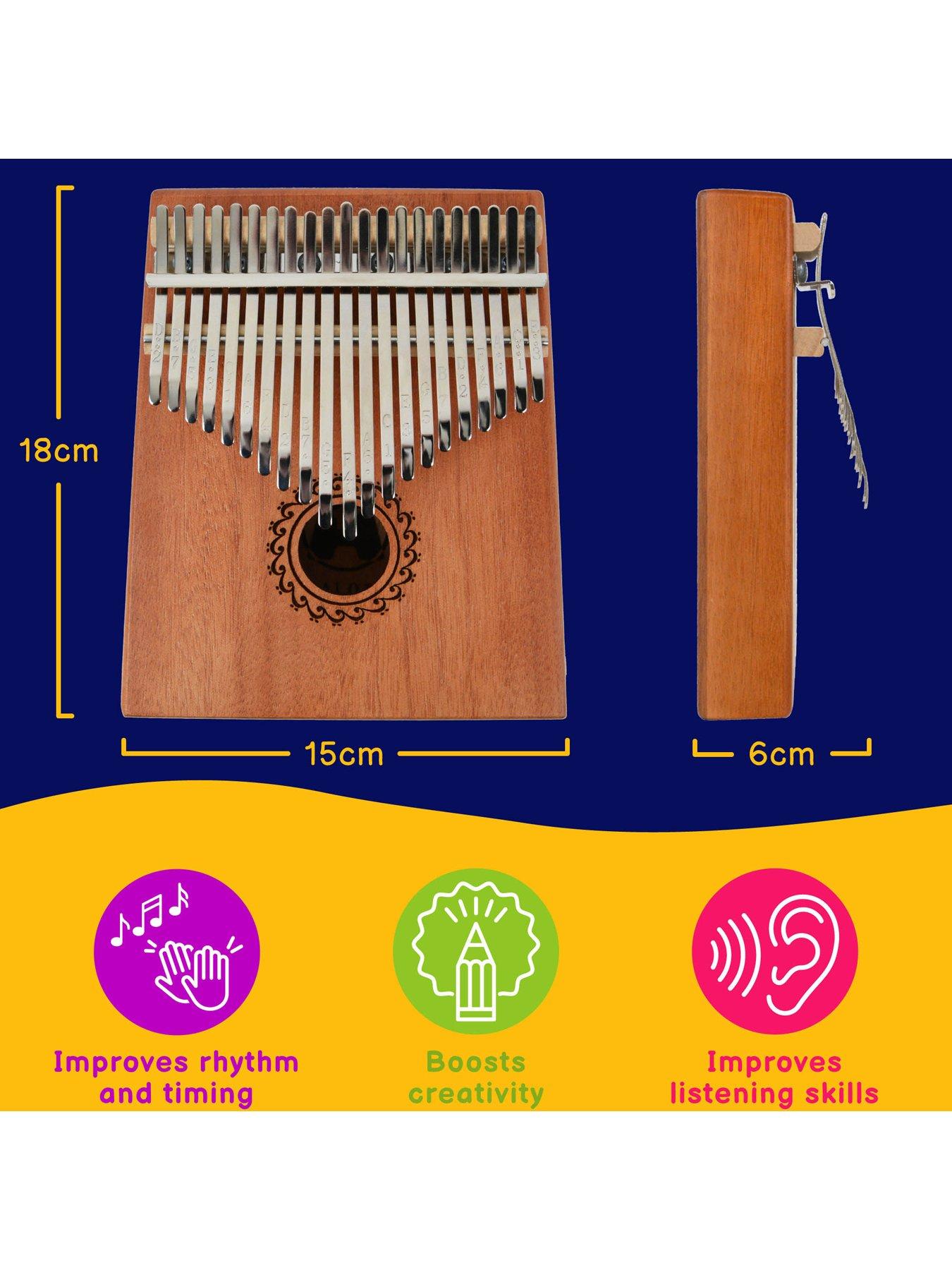 A-Star 21-Note Kalimba Thumb Piano Gift Pack | Very