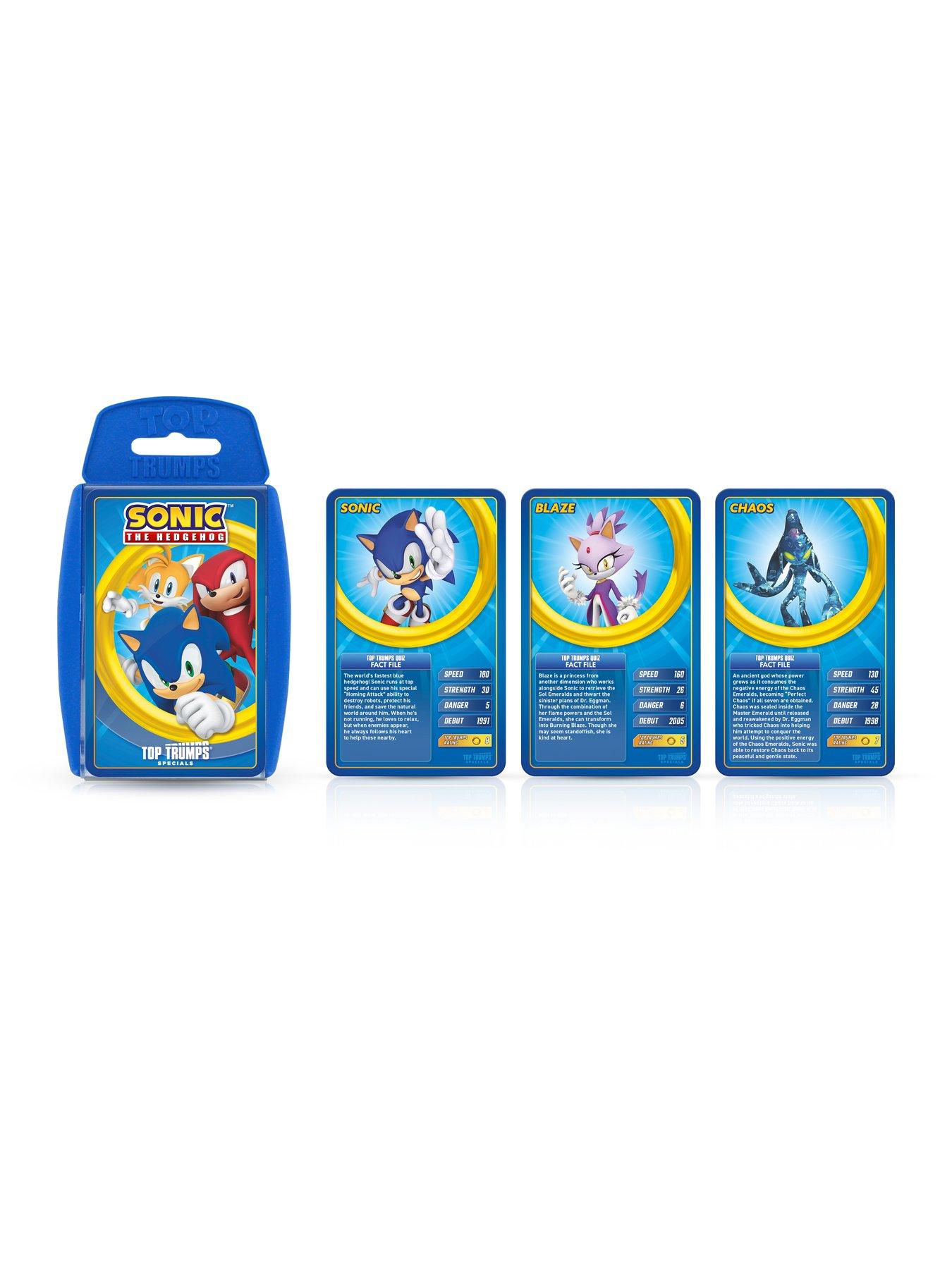Top Trumps Sonic The Hedgehog Card Game | Very