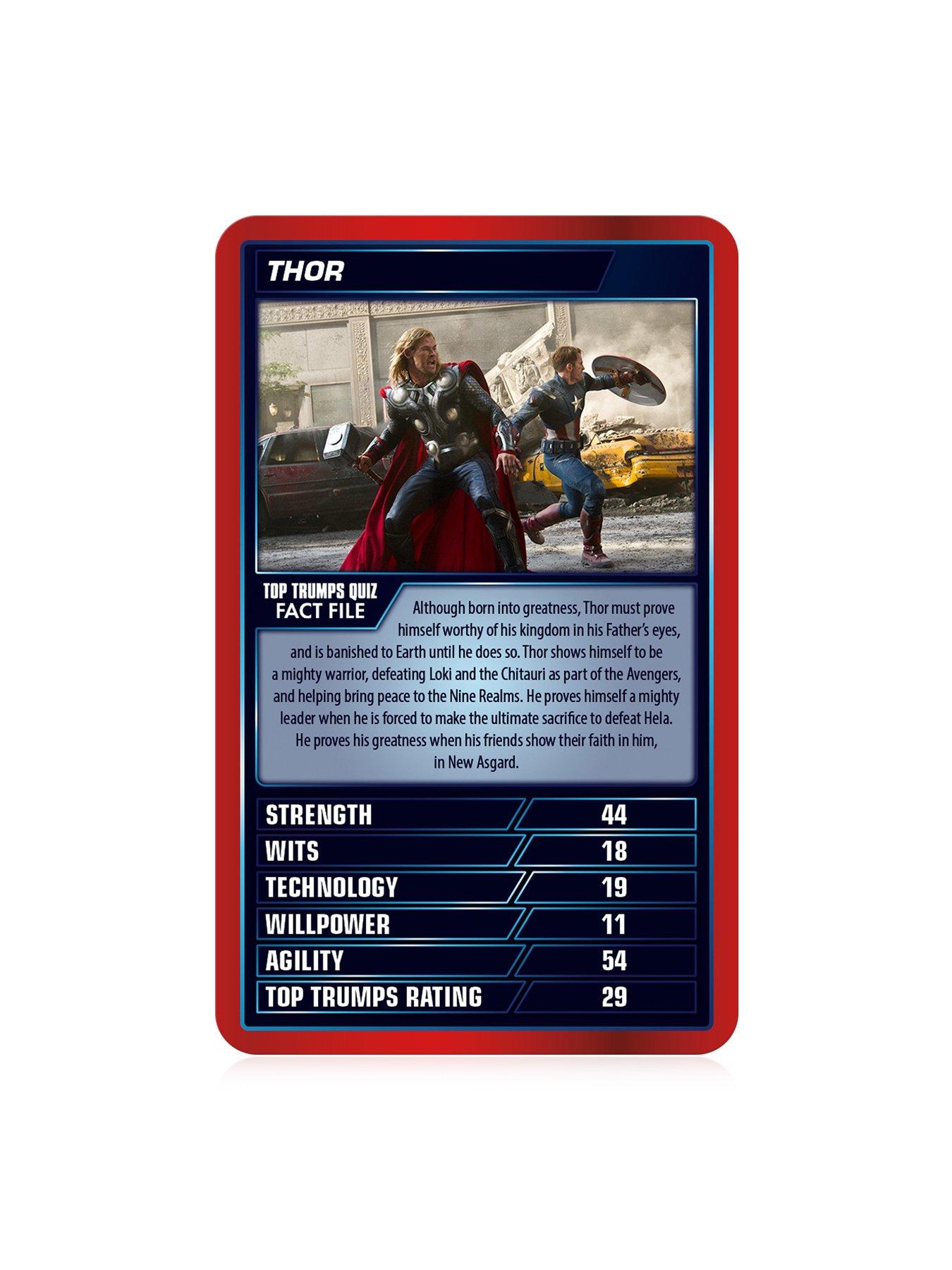 Top Trumps Marvel Cinematic Top Trumps Card Game | Very