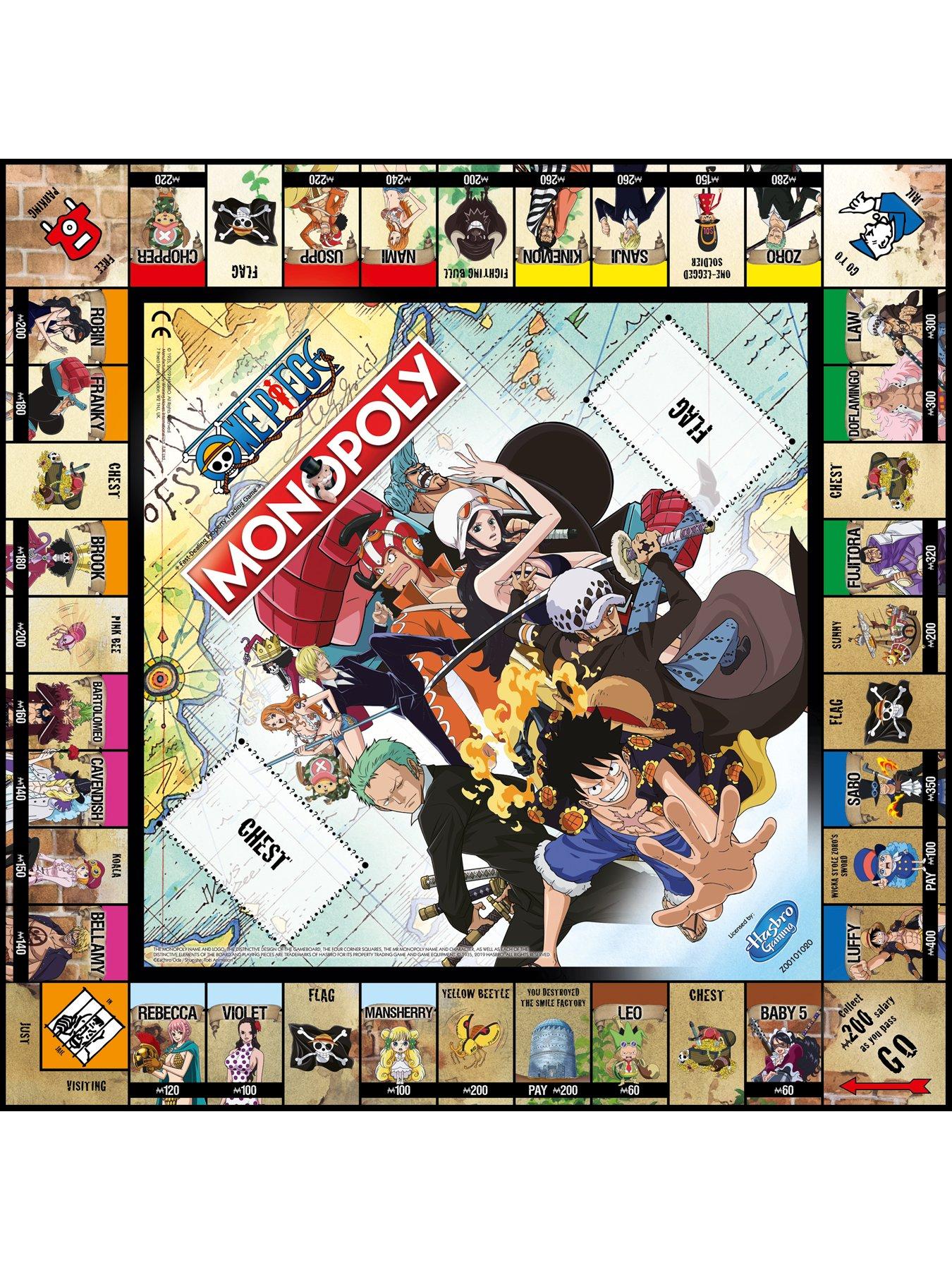Monopoly One Piece Anime Series Monopoly Board Game | Very