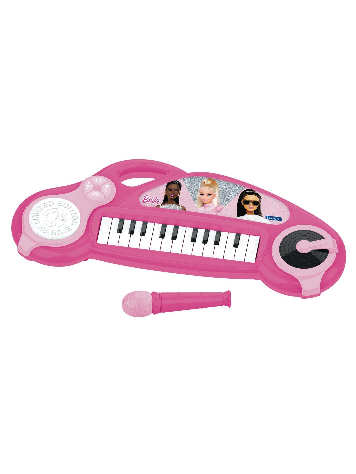 Barbie Electronic Keyboard with Lights and Microphone | Very