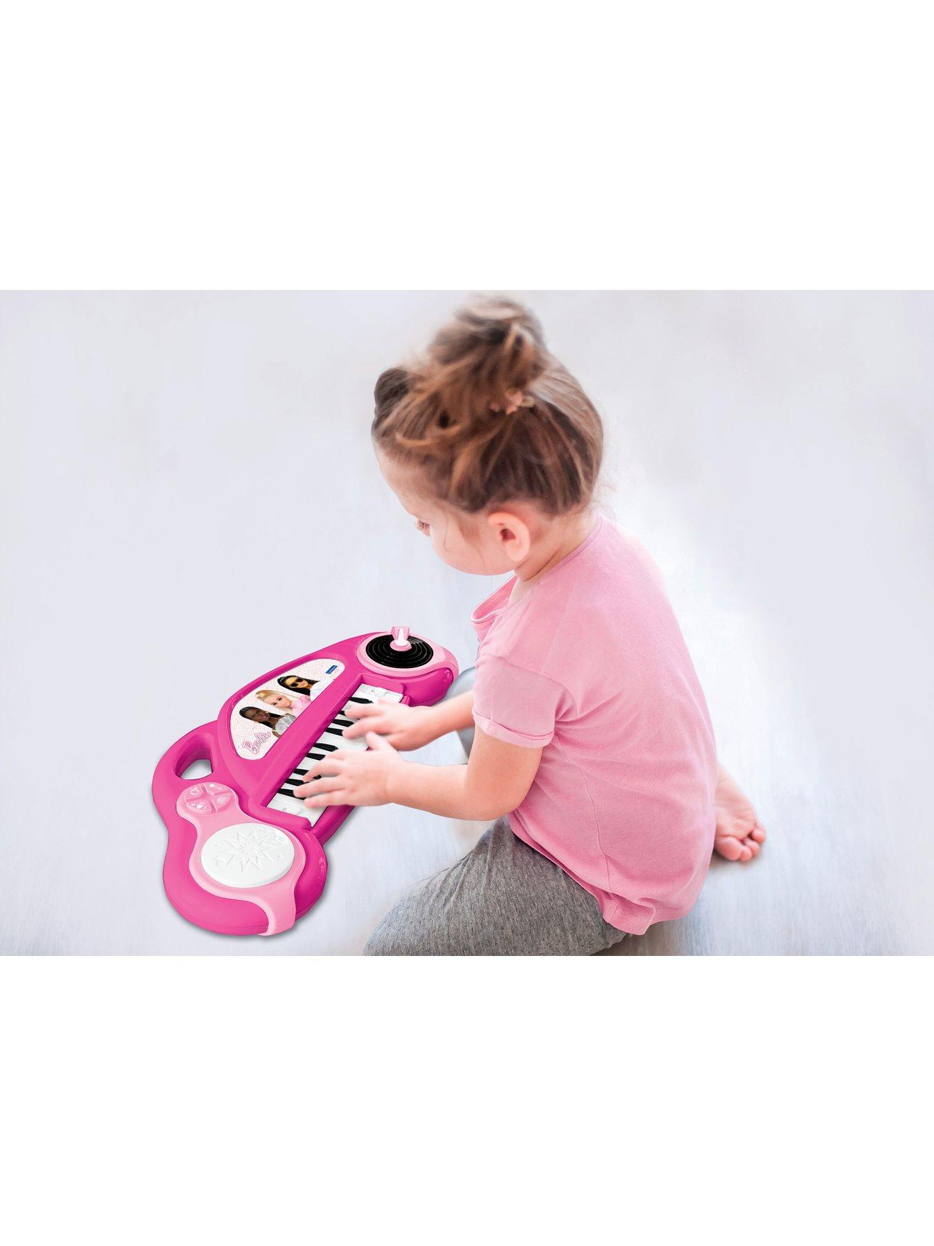 Barbie Electronic Keyboard with Lights and Microphone | Very