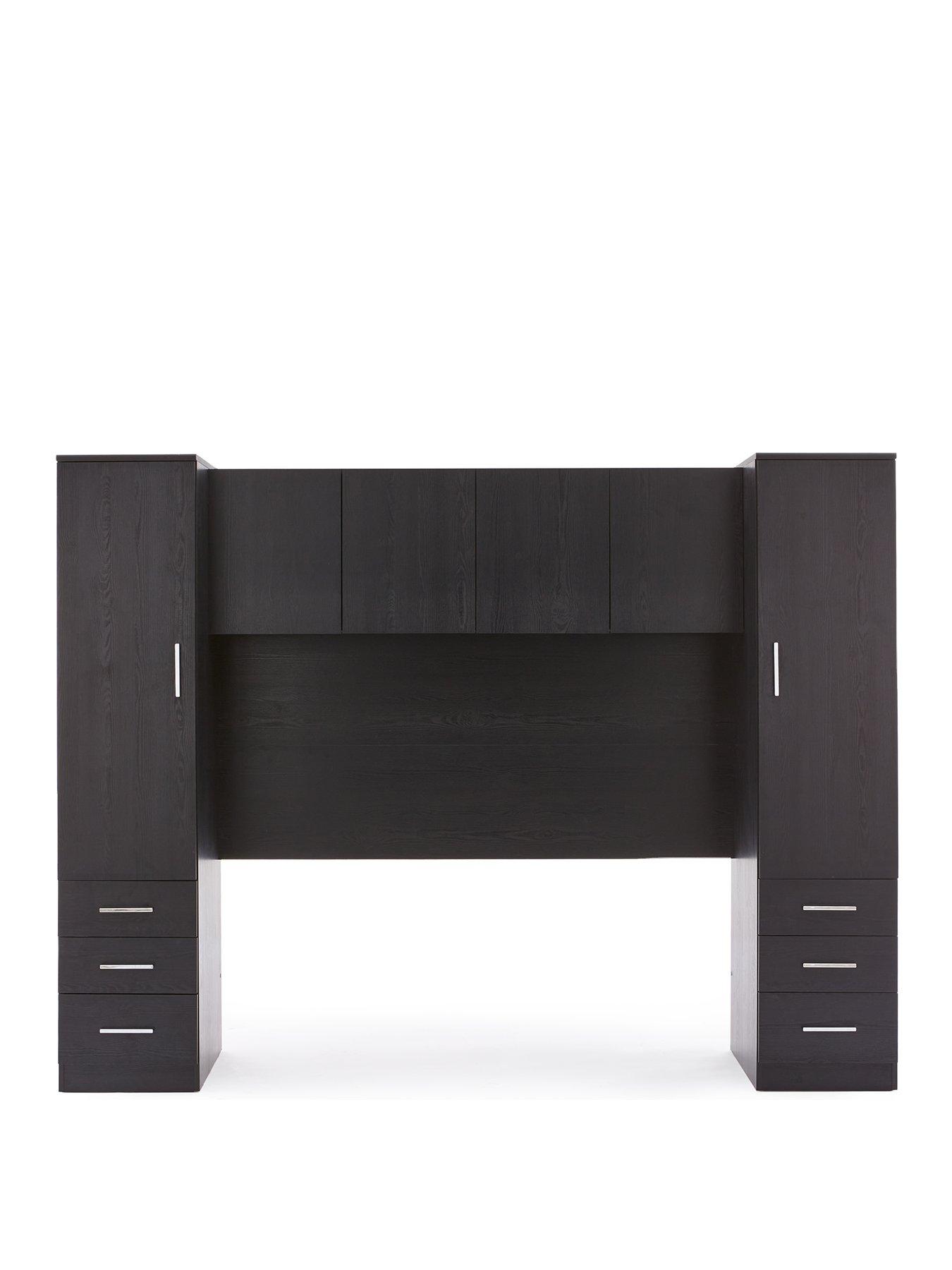 The Very Collection Panama Overbed Wardrobe - Black - FSC® Certified | Very