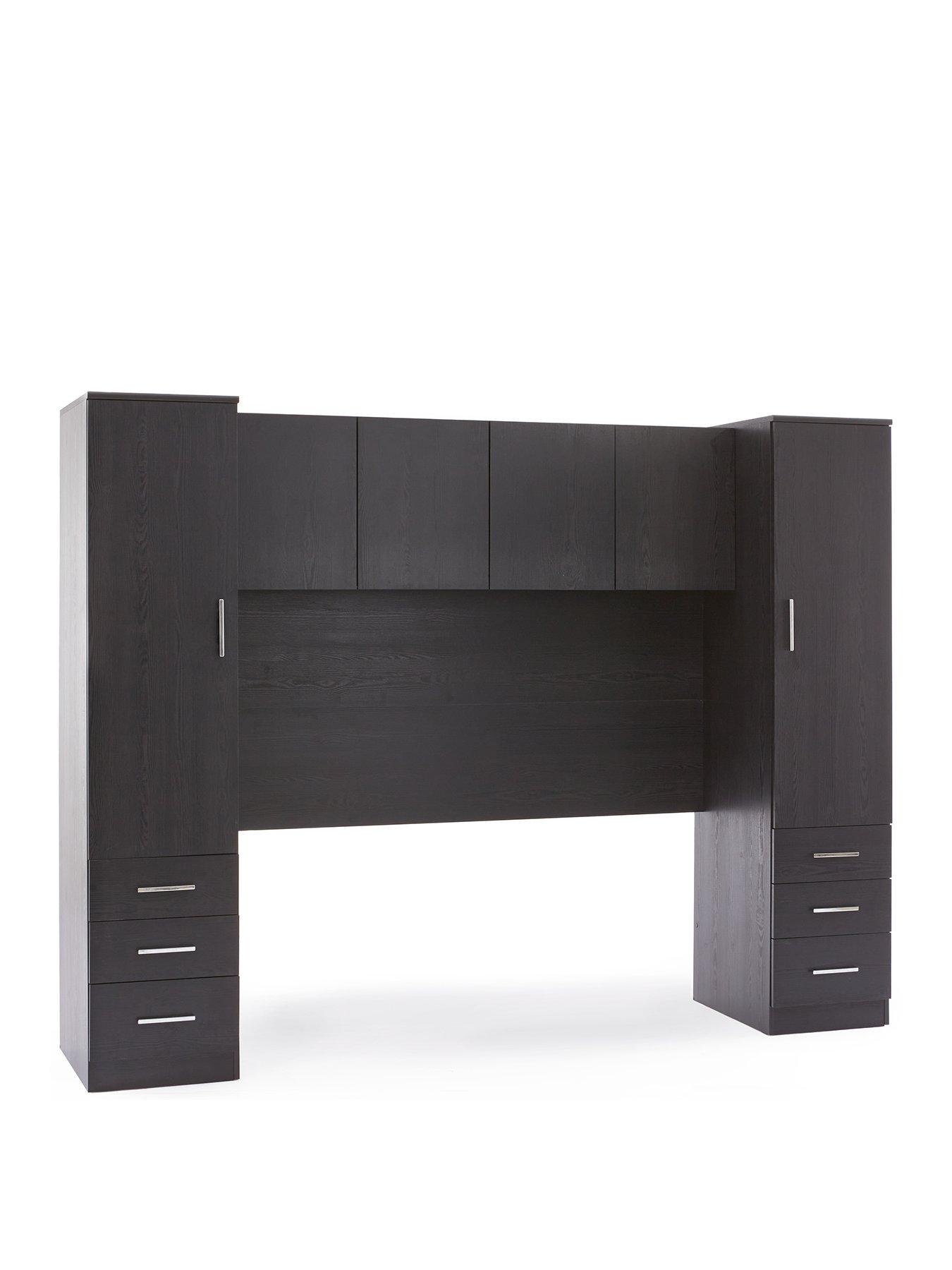 The Very Collection Panama Overbed Wardrobe - Black - FSC® Certified | Very