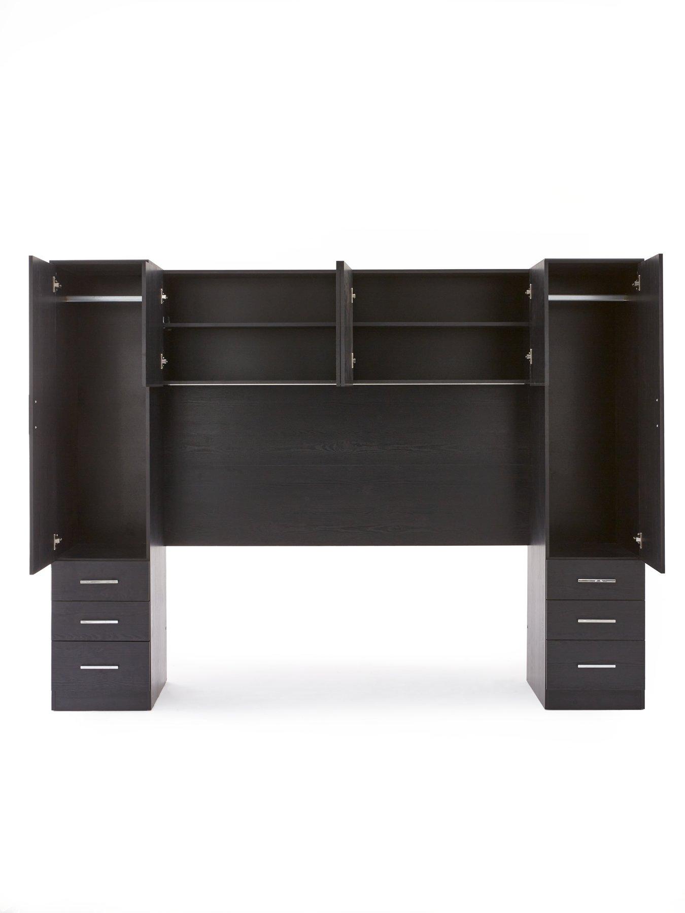 The Very Collection Panama Overbed Wardrobe - Black - FSC® Certified | Very
