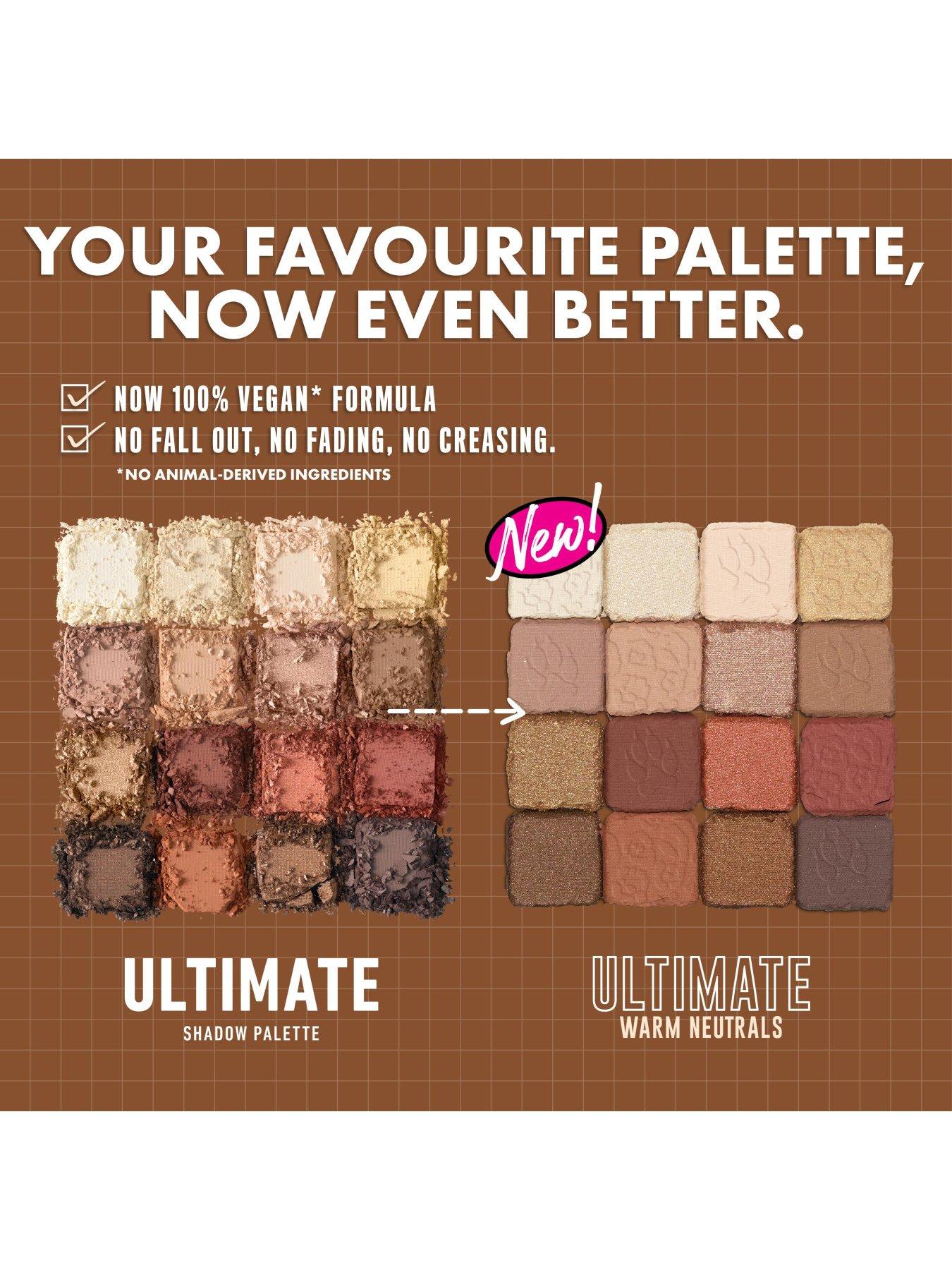Nyx Professional Makeup Ultimate Shadow Palette Vegan 16 Pan Warm Neutrals Very