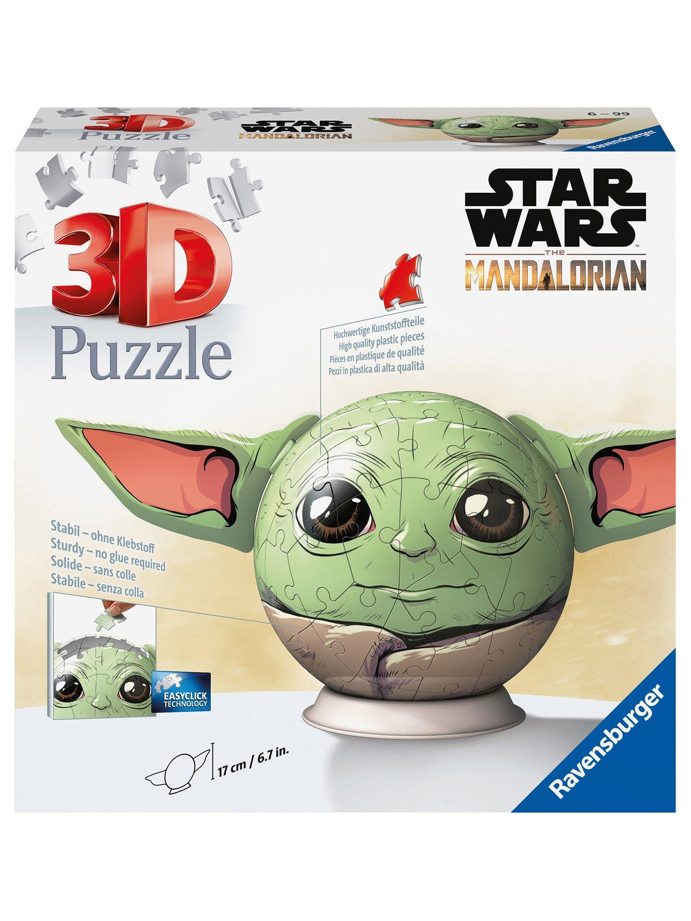Ravensburger Star Wars The Mandalorian Grogu with Ears 3D Jigsaw Puzzle ...