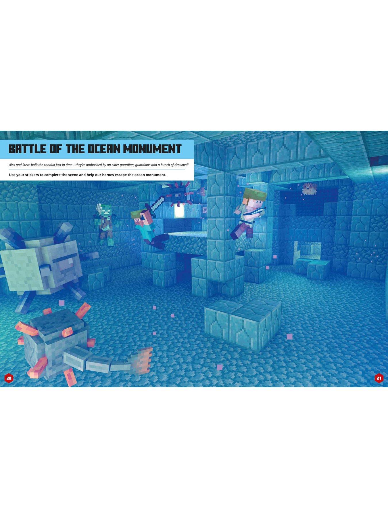 Minecraft Sticker Books - Dungeons & Treasure Hunt | Very