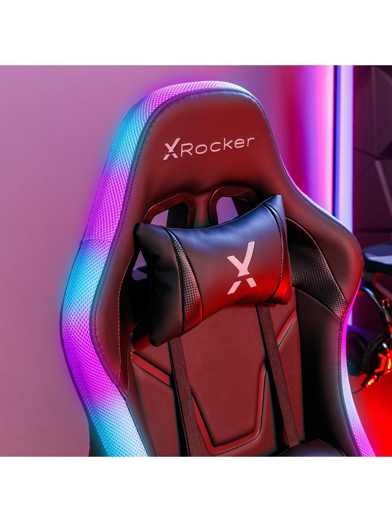 X Rocker Agility Junior PC Office Gaming Chair with App Controlled LED ...