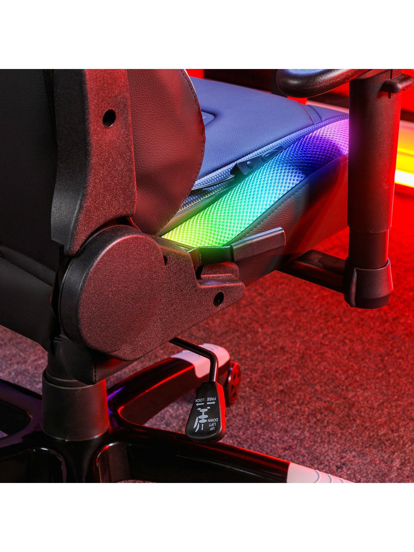 X Rocker Agility Junior PC Office Gaming Chair with App Controlled LED ...