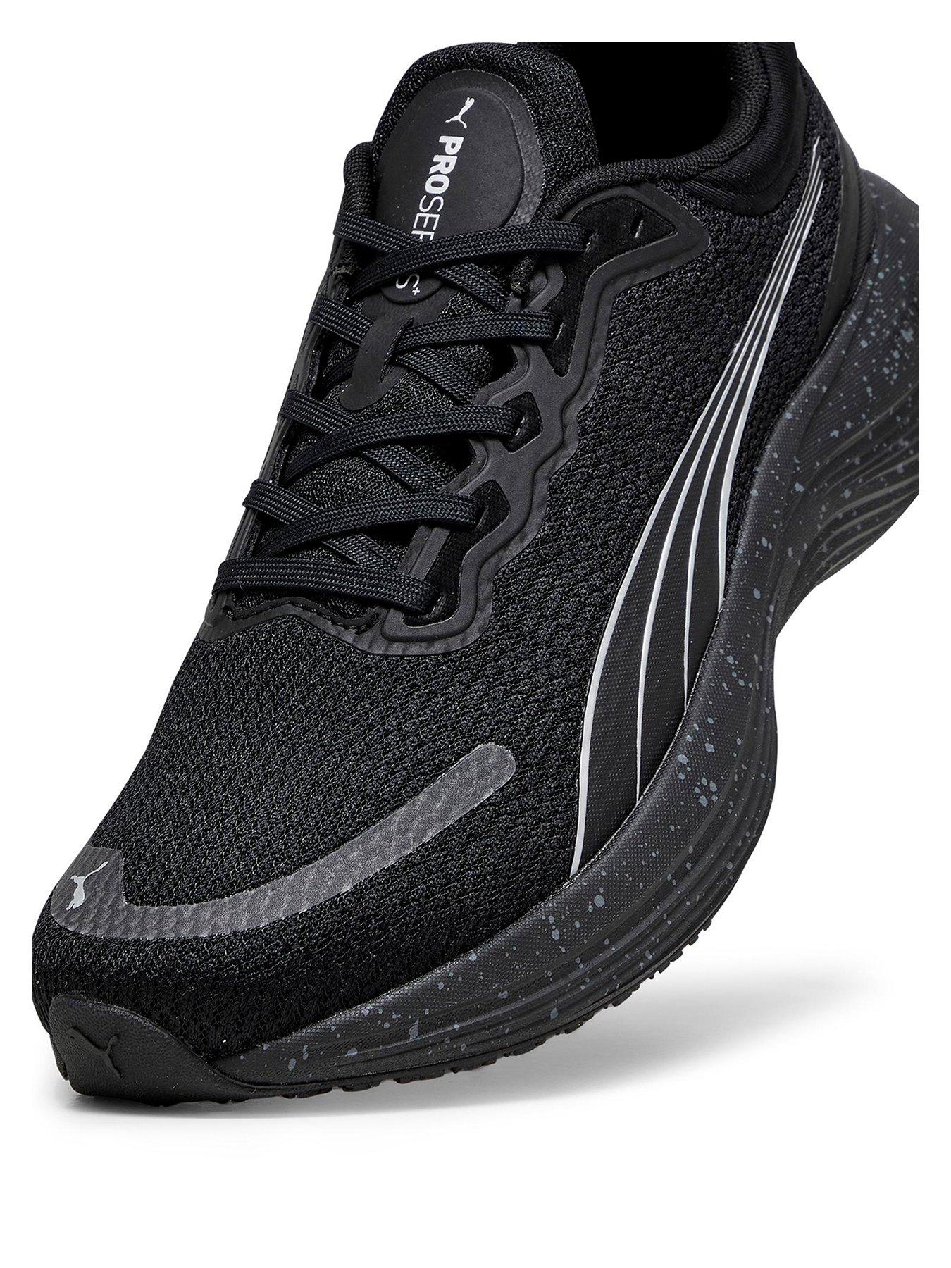 Puma Mens Running Scend Pro Trainers - Black | Very