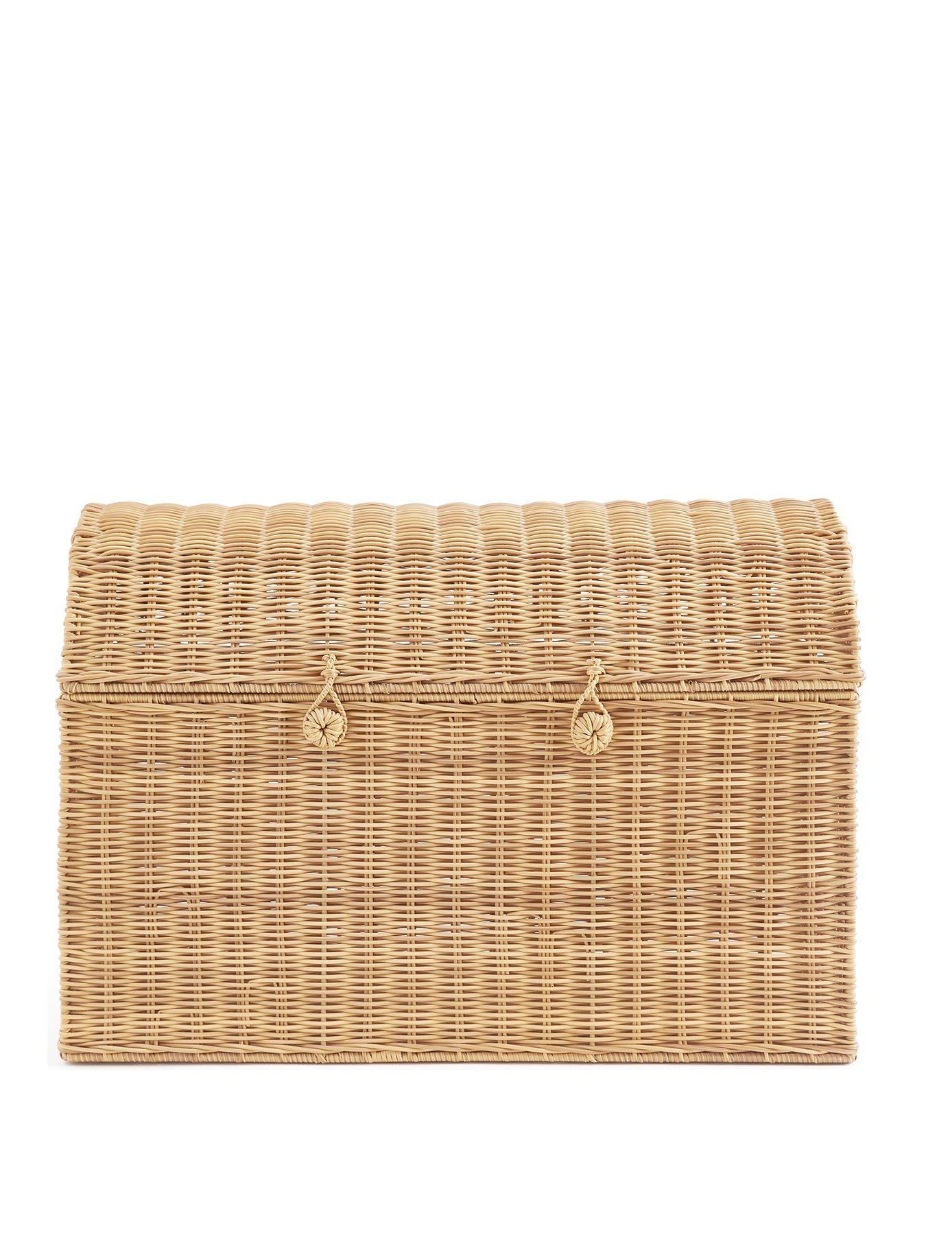 Very Home Medium Poly Rattan Storage Chest | very.co.uk
