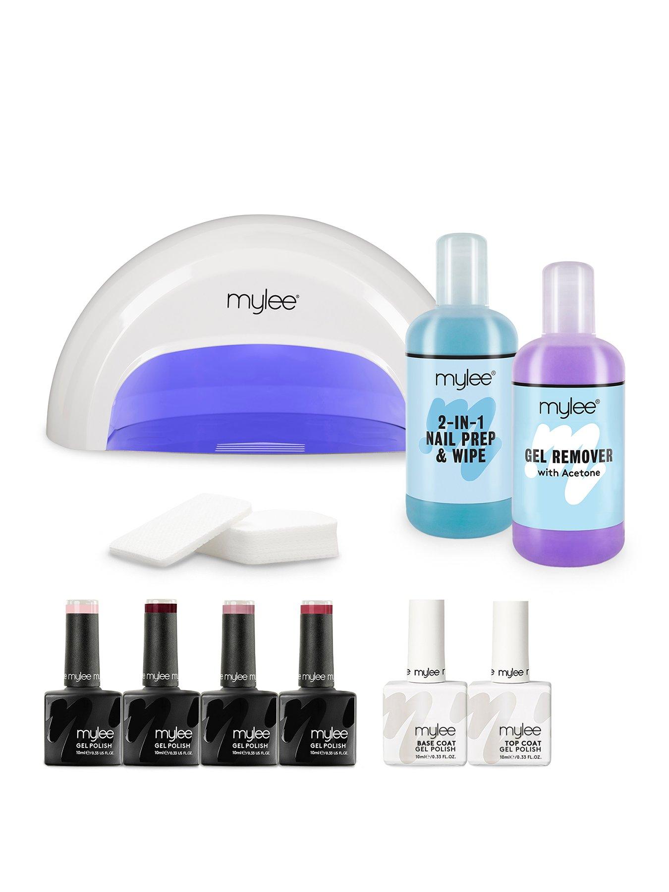 Mylee The Essentials Gel Nail Polish LED Lamp Kit - White | Very.co.uk