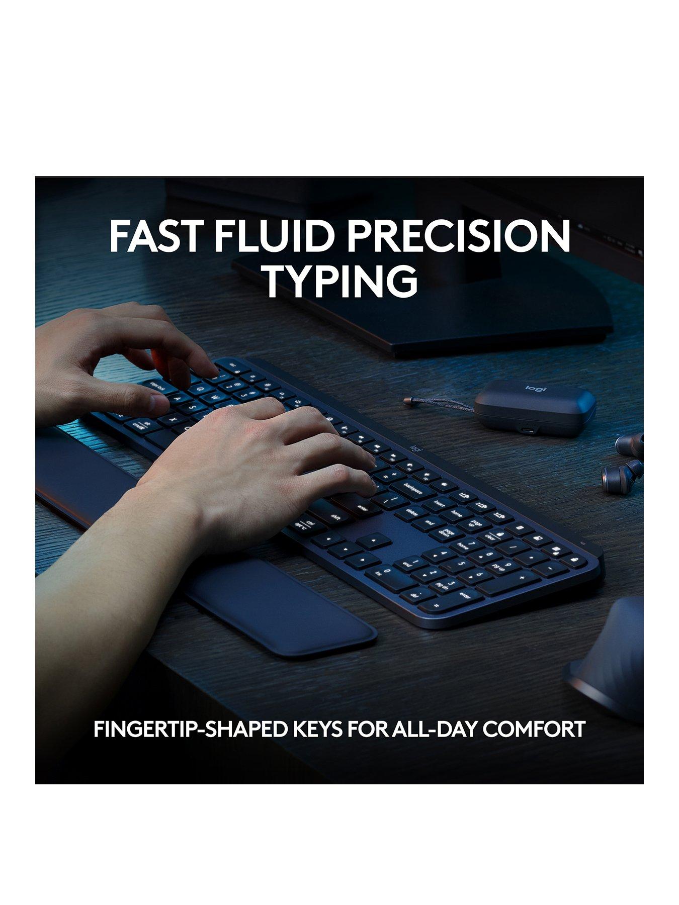 Logitech MX Keys S Advanced Wireless Illuminated Keyboard - Graphite | Very