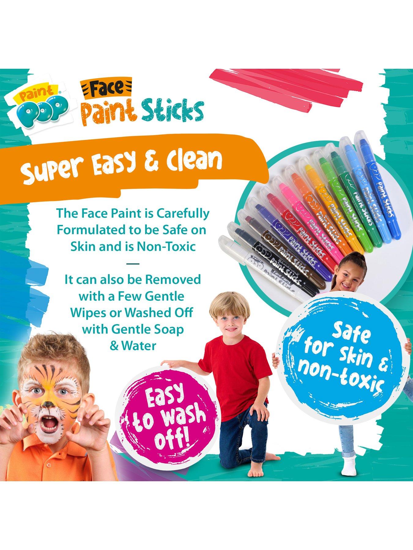 Paint Pop Face Paint Sticks 12 Pack | Very