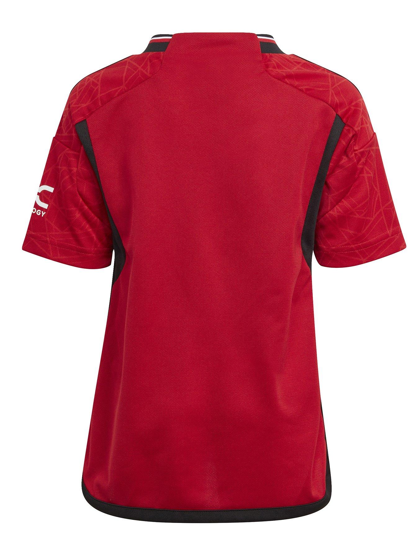 adidas Manchester United Mini Kit 23/24 Home Full Kit - Red | very.co.uk