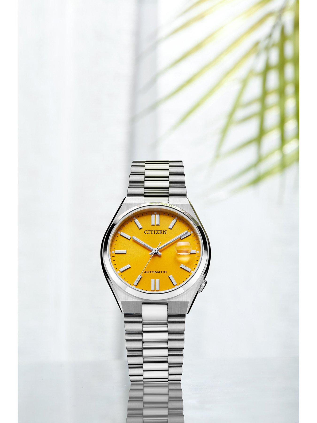 Citizen Tsuyosa Yellow 40mm Dial Automatic Watch | Very