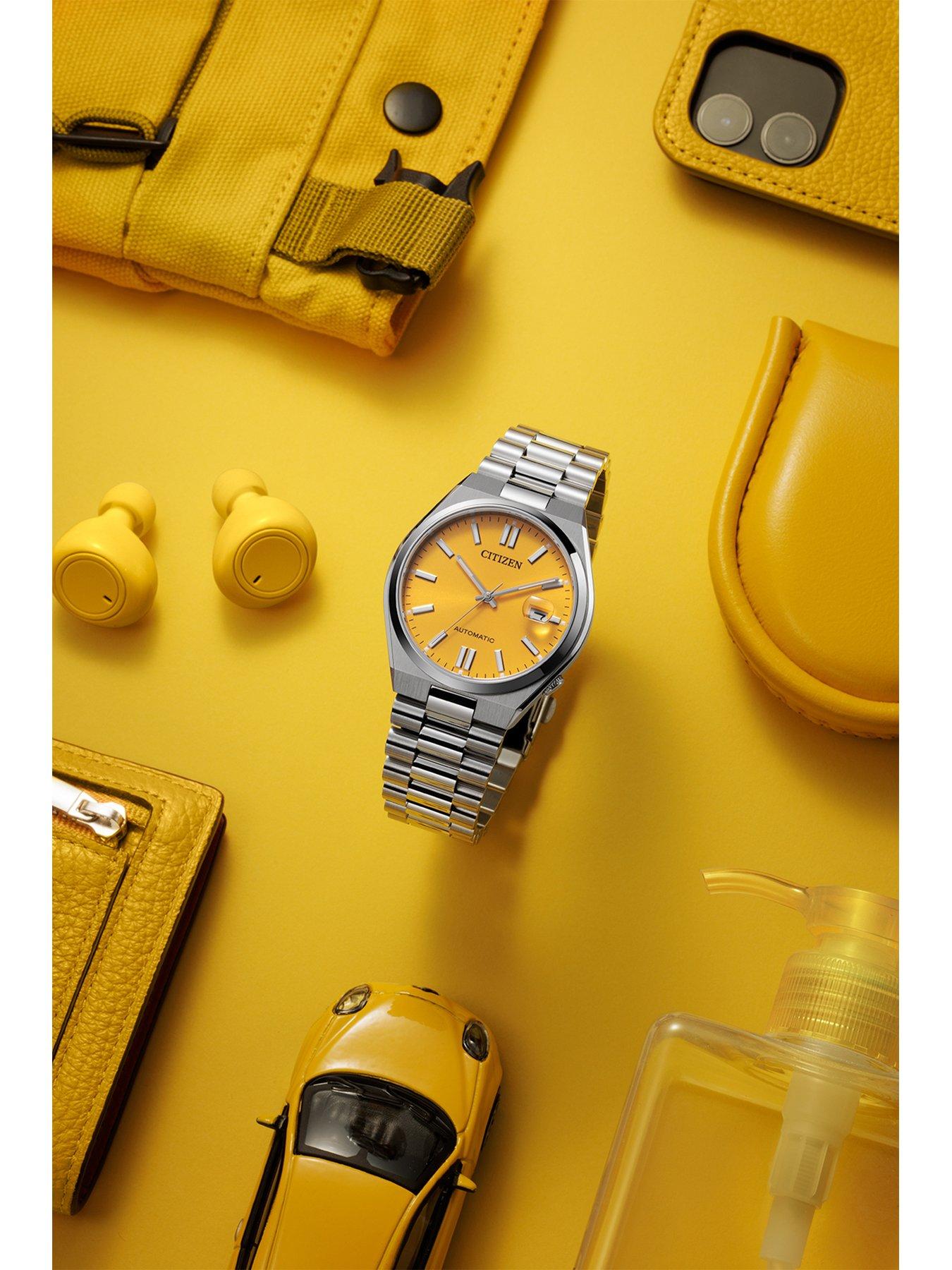 Citizen Tsuyosa Yellow 40mm Dial Automatic Watch | Very