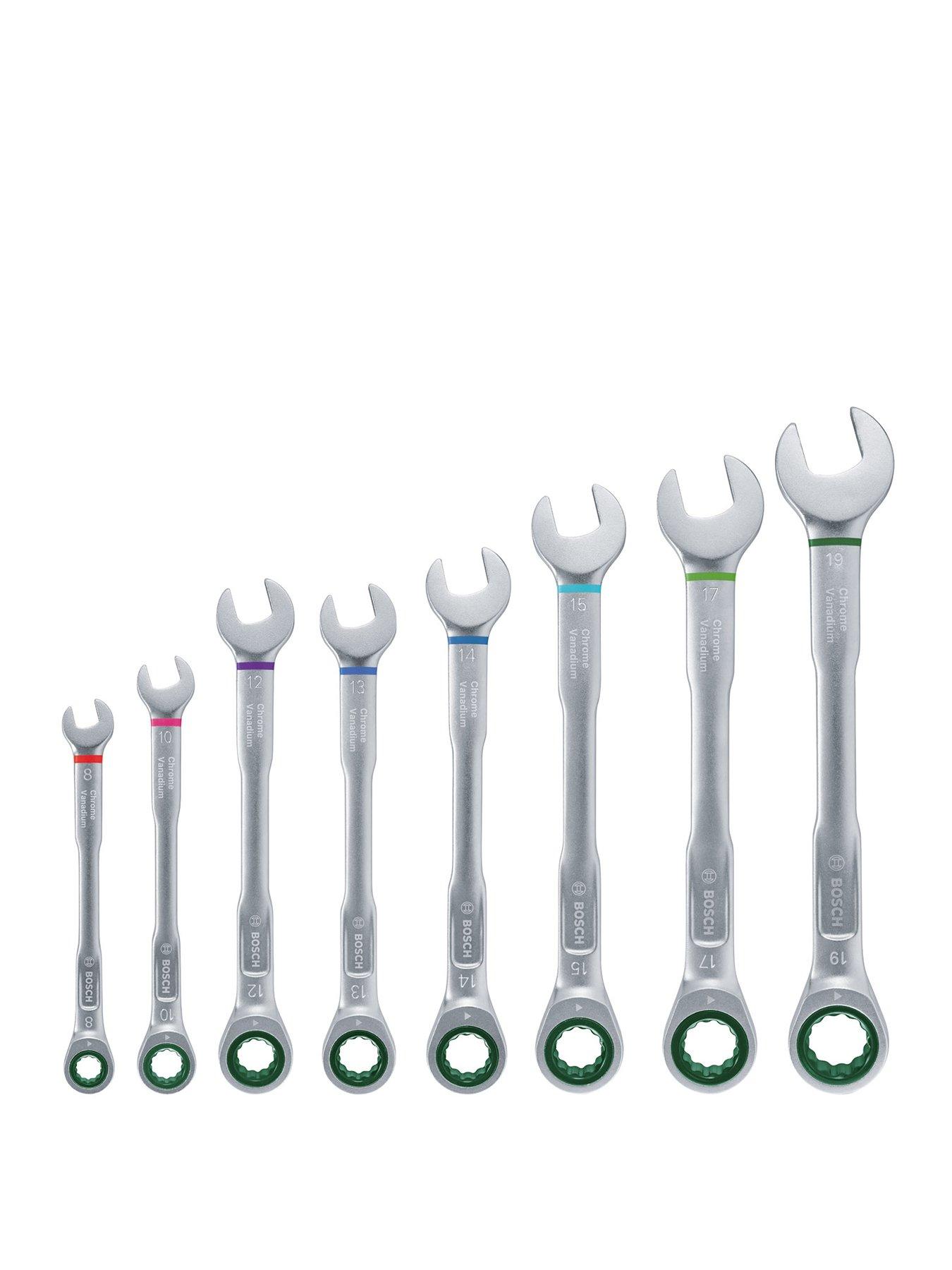 Bosch 8 pcs Ratchet combination Spanner Set | Very