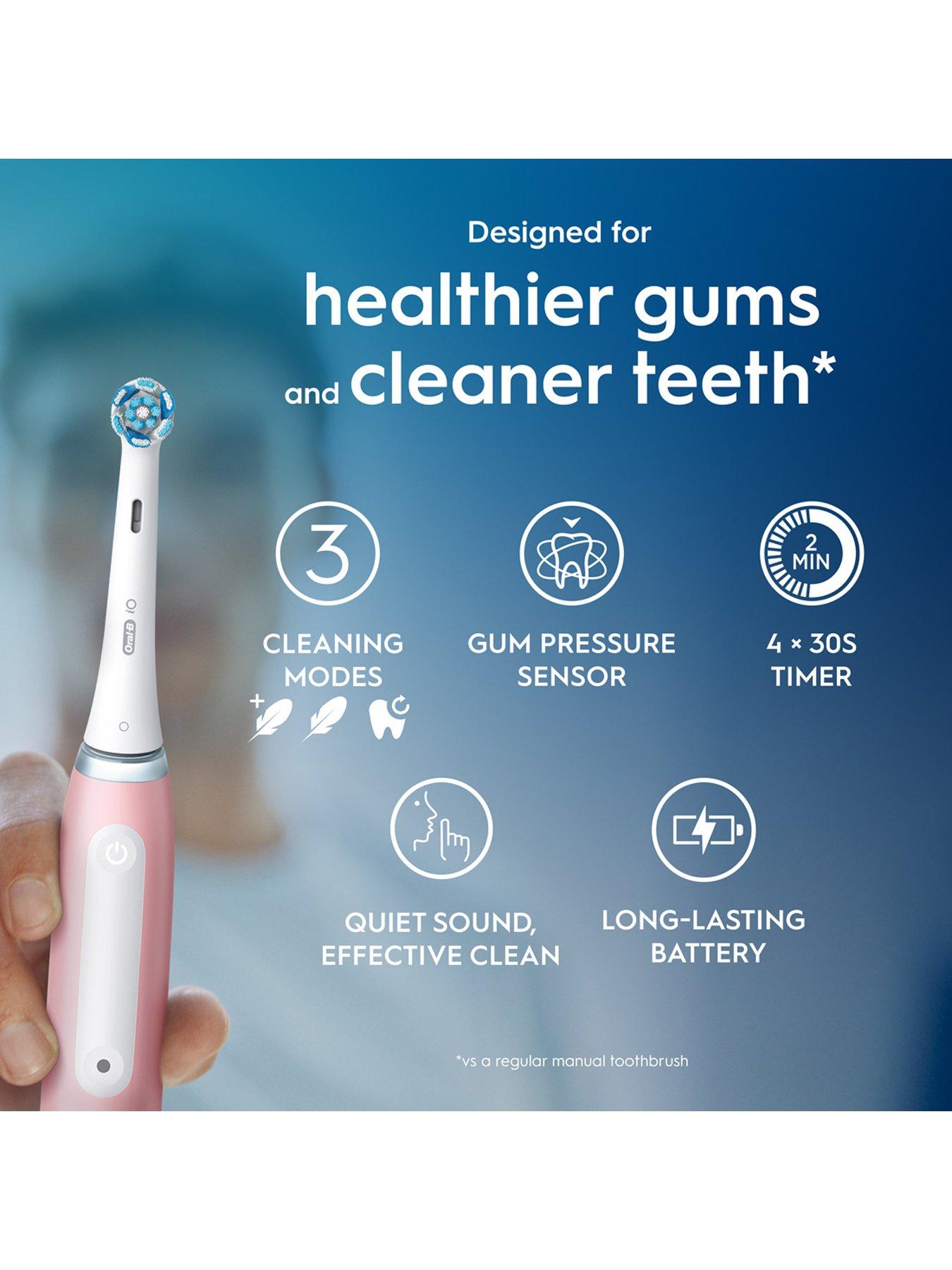 Oral-B iO3 Blush Pink Electric Toothbrush | Very