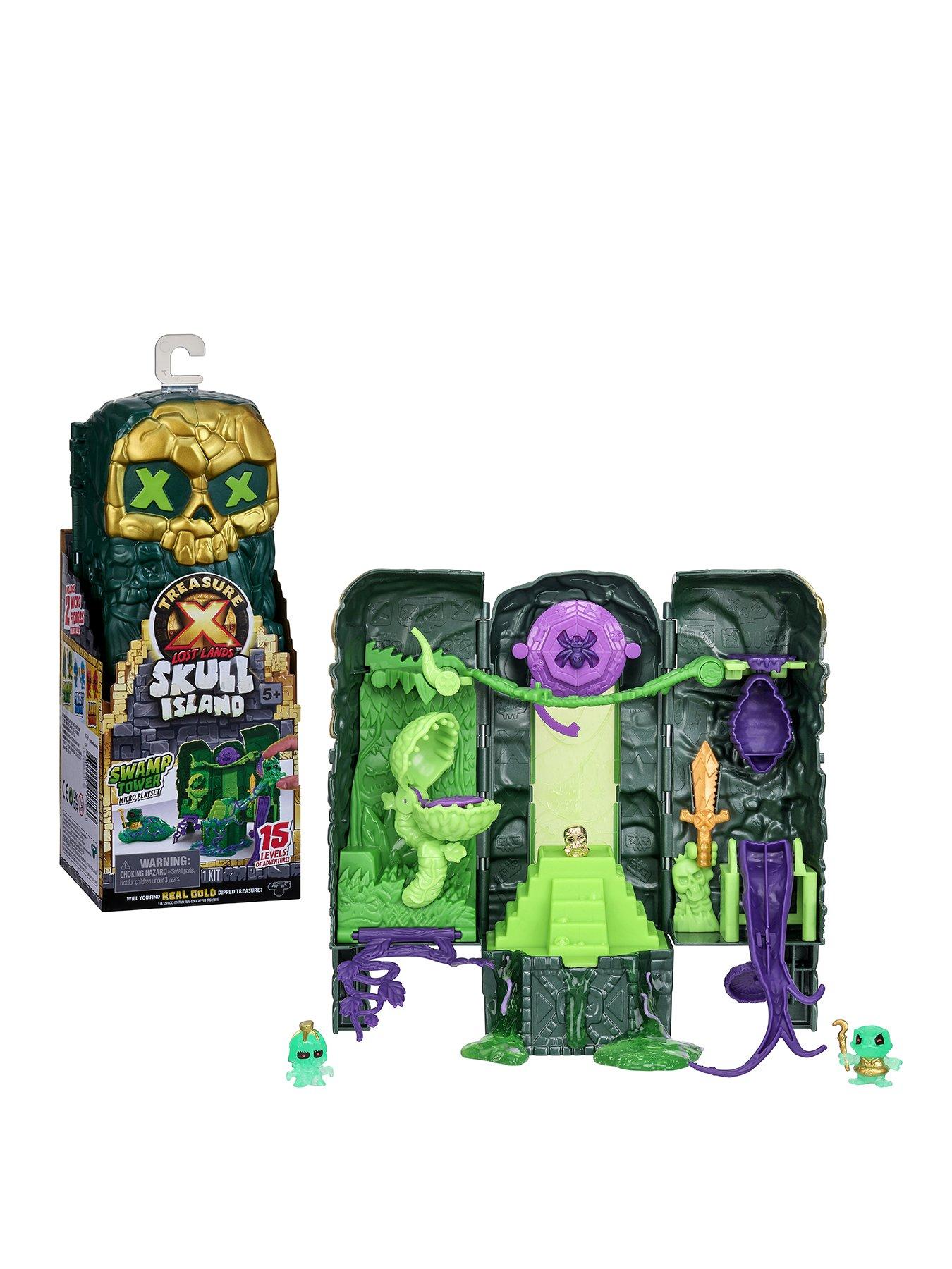 Treasure X Lost Lands Skull Island Swamp Tower Micro Playset Uk