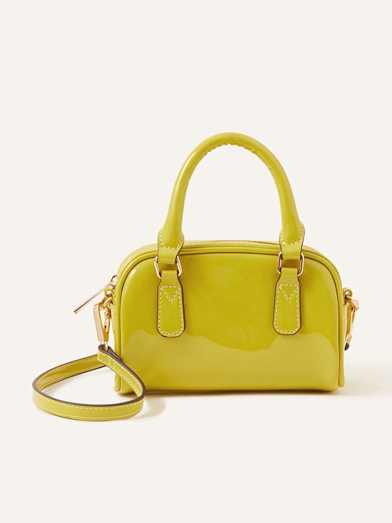Accessorize Small Patent Bowler Cross Body | Very.co.uk