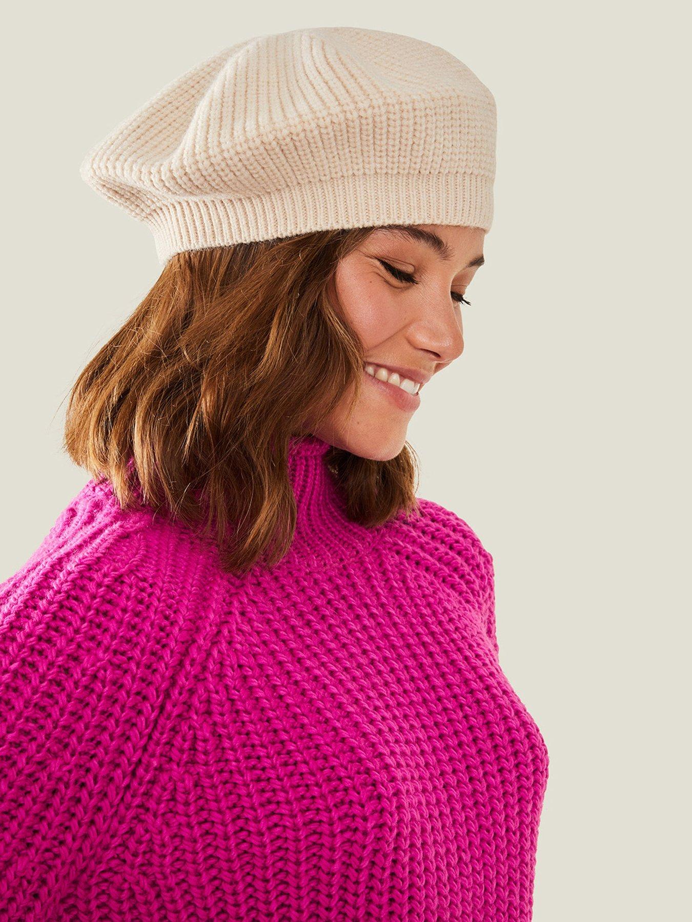 Accessorize Ribbed Knit Beret | Very