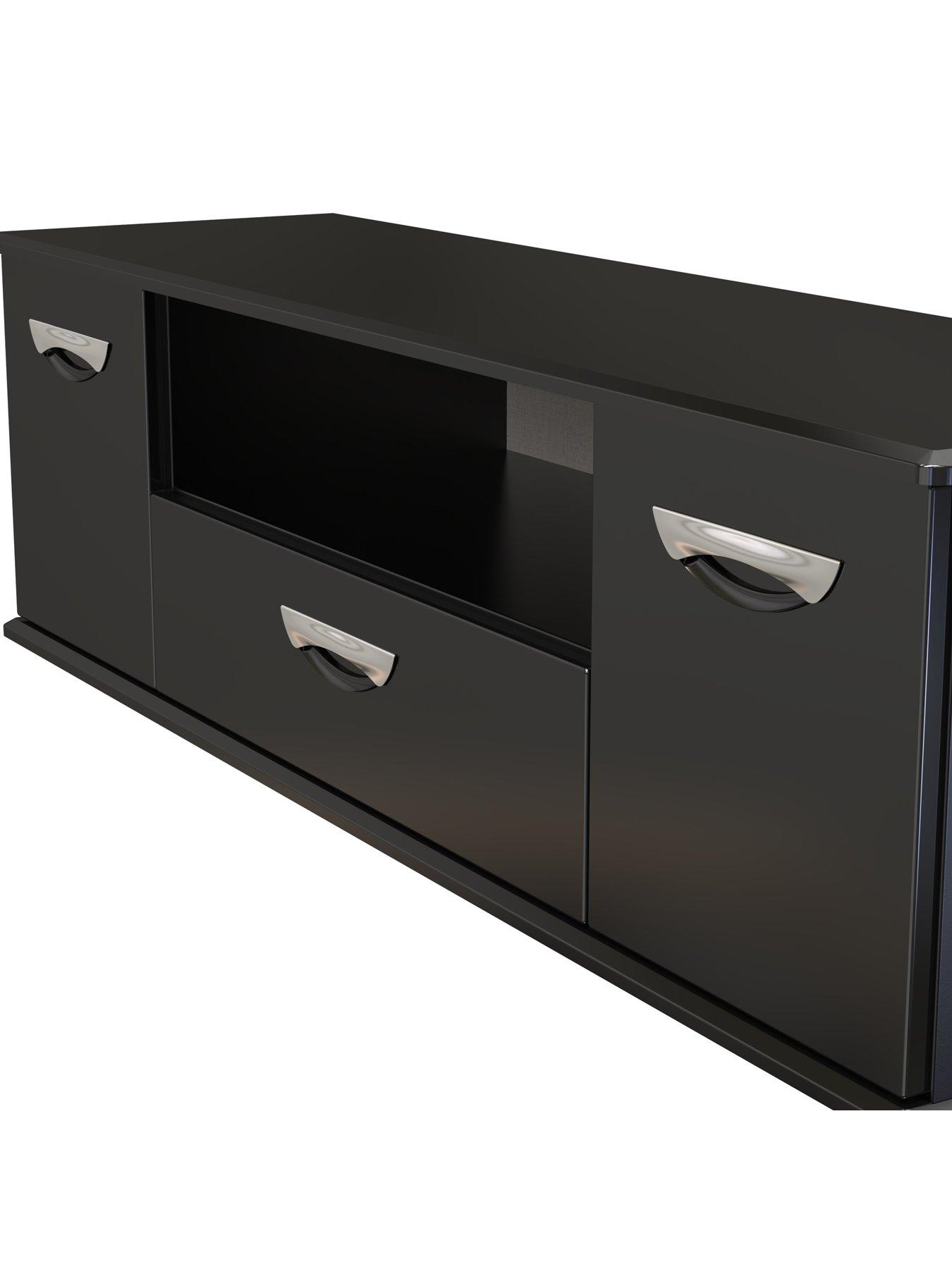 SWIFT Neptune Ready Assembled High Gloss TV Unit - fits up to 65 inch ...