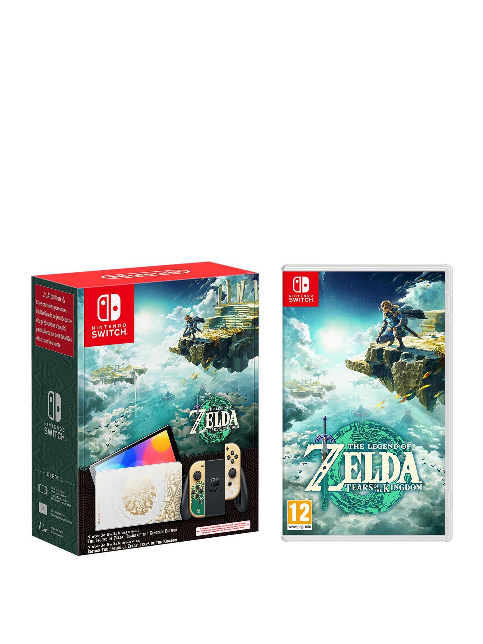 Nintendo Switch OLED HW (OLED Model) Zelda: Tears of the Kingdom Limited & Zelda: Tears of the ...