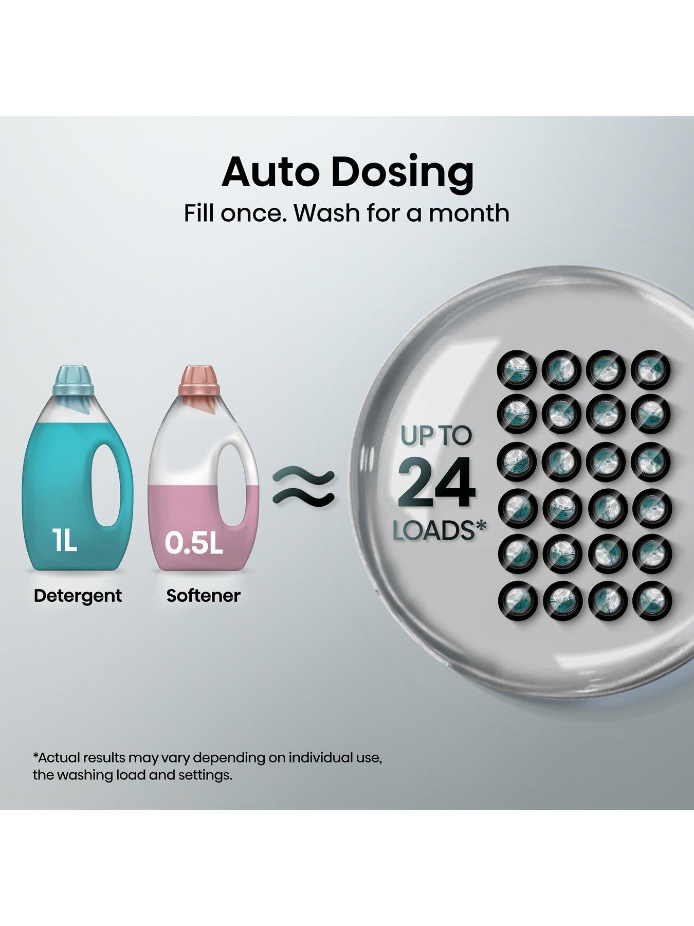 Hisense 5S Series WF5S1245BB 12KG 1400rpm Auto Dosing Freestanding ...