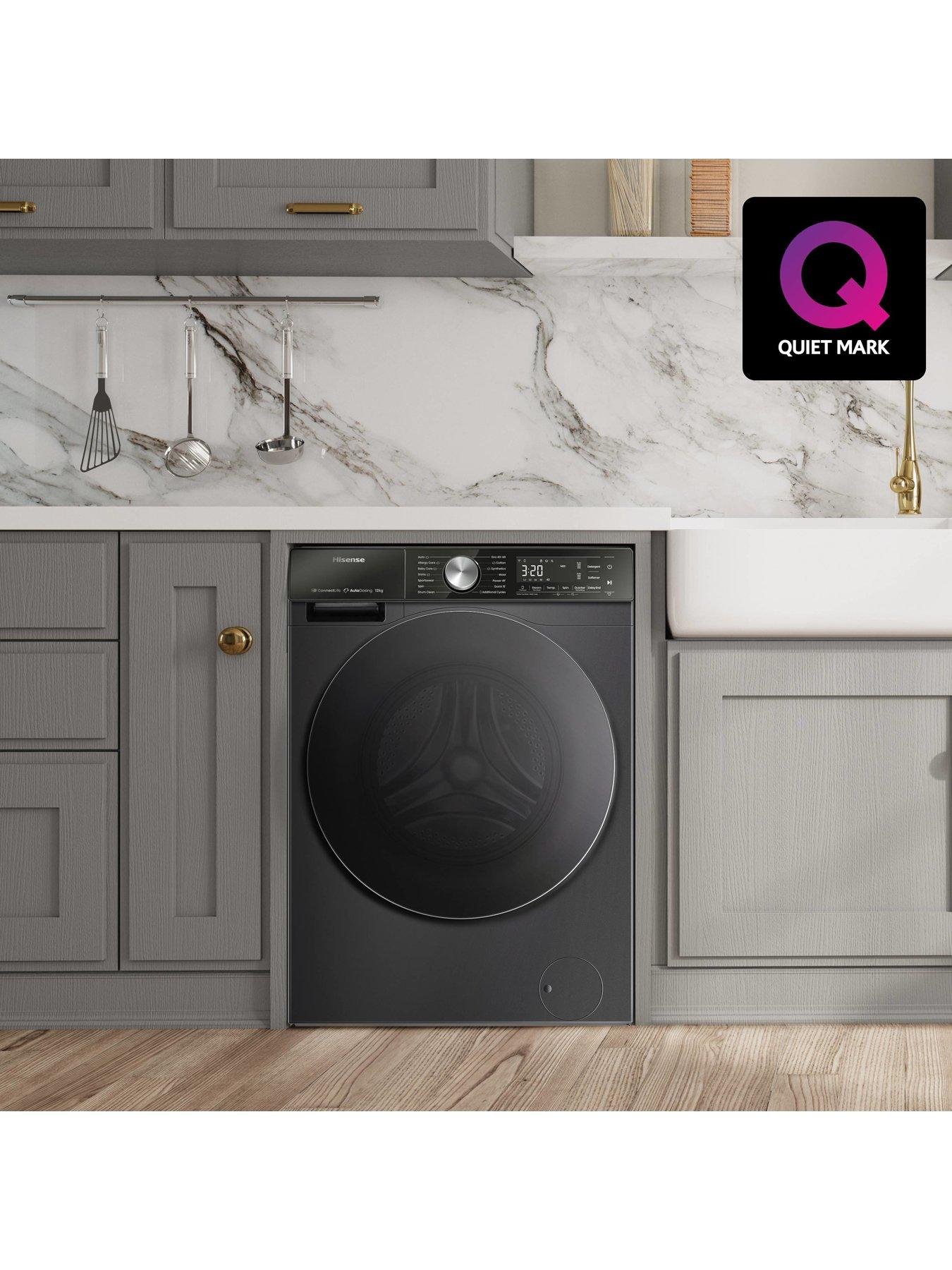 Hisense 5S Series WF5S1245BB 12KG 1400rpm Auto Dosing Freestanding ...