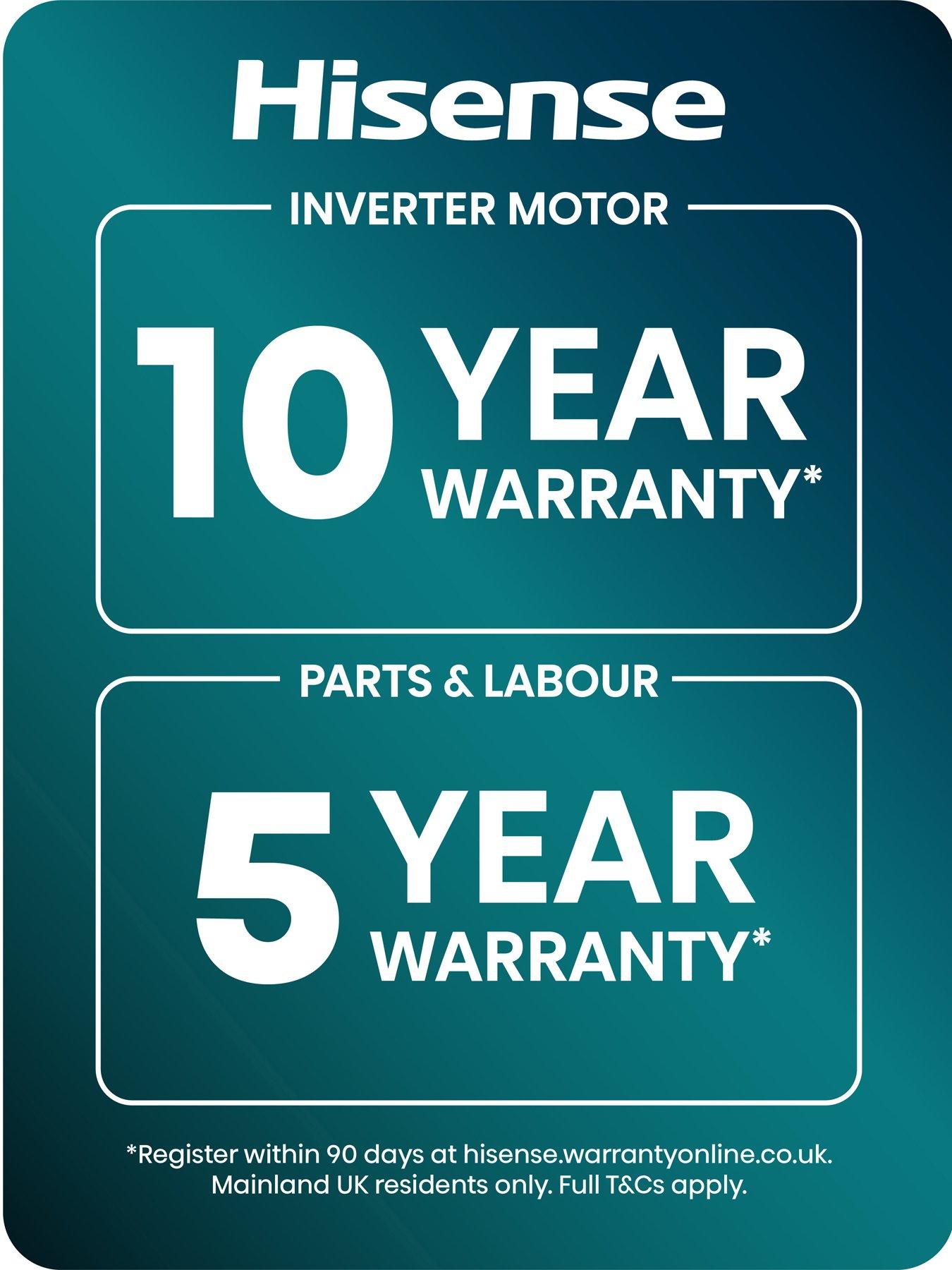 Hisense 5S Series WF5S1245BB 12KG 1400rpm Auto Dosing Freestanding ...