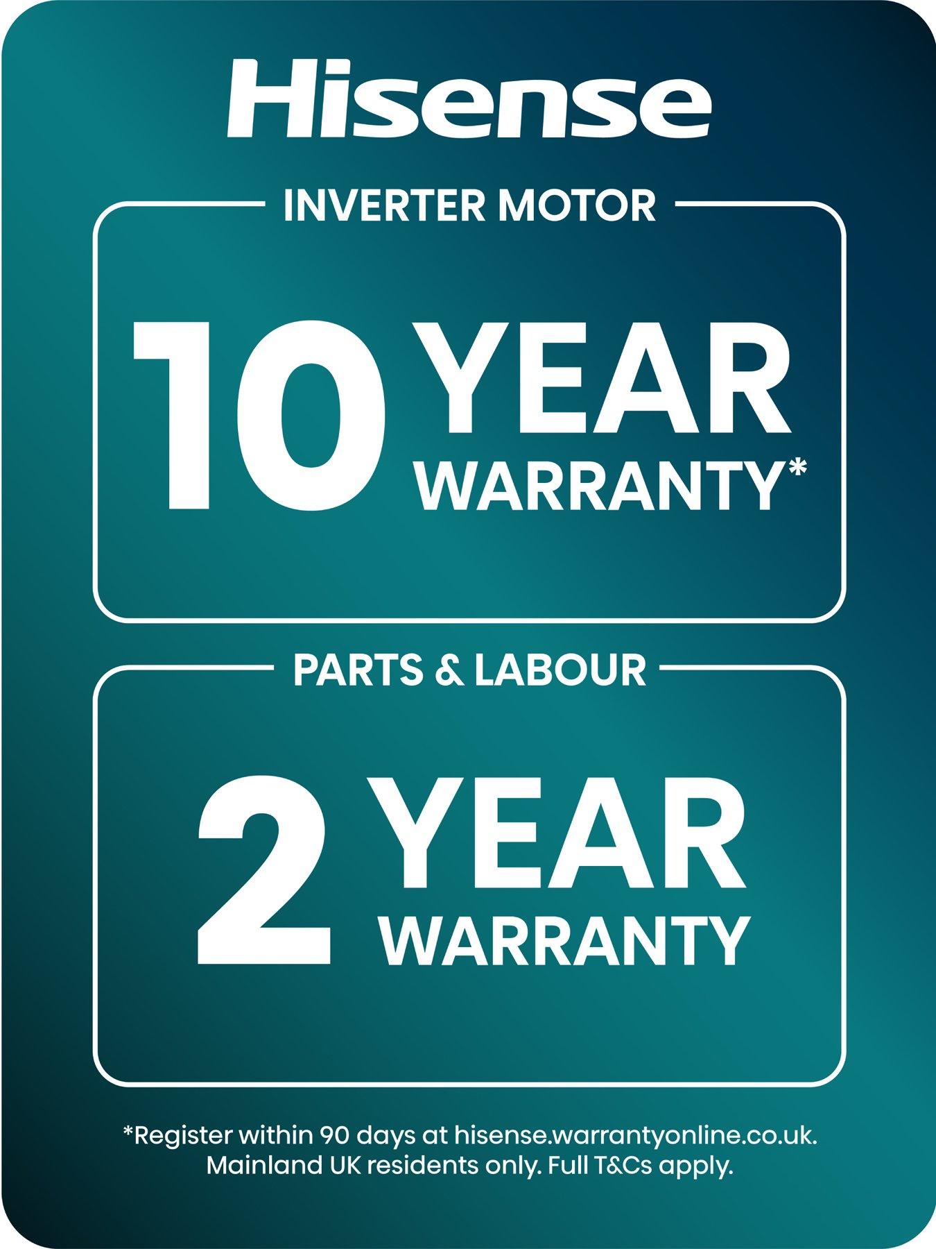 Hisense 5S Series WF5S1045BW 10.5KG 1400rpm Auto Dosing Freestanding ...