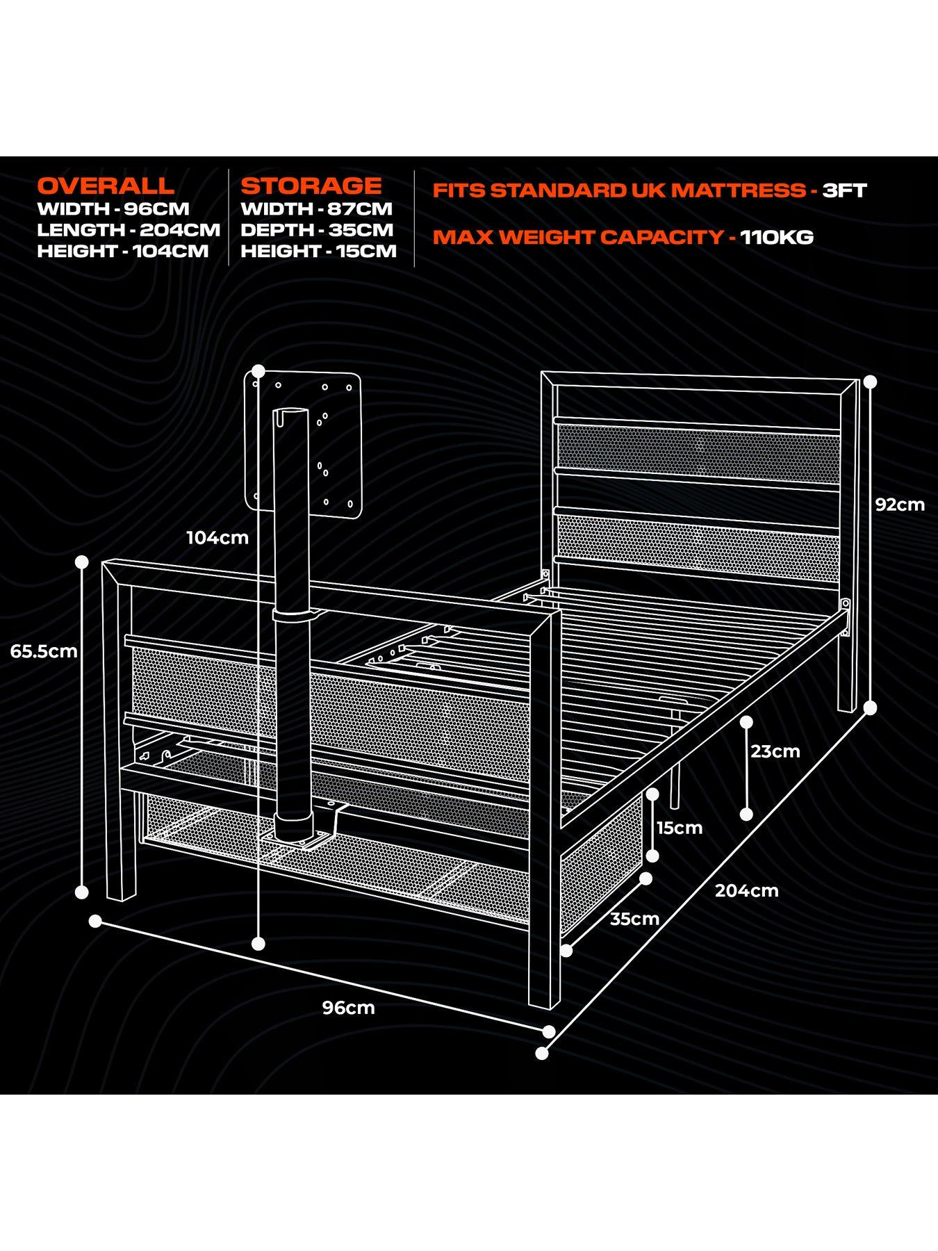 X Rocker Base Camp Vesa Mount TV Gaming Bed | Very
