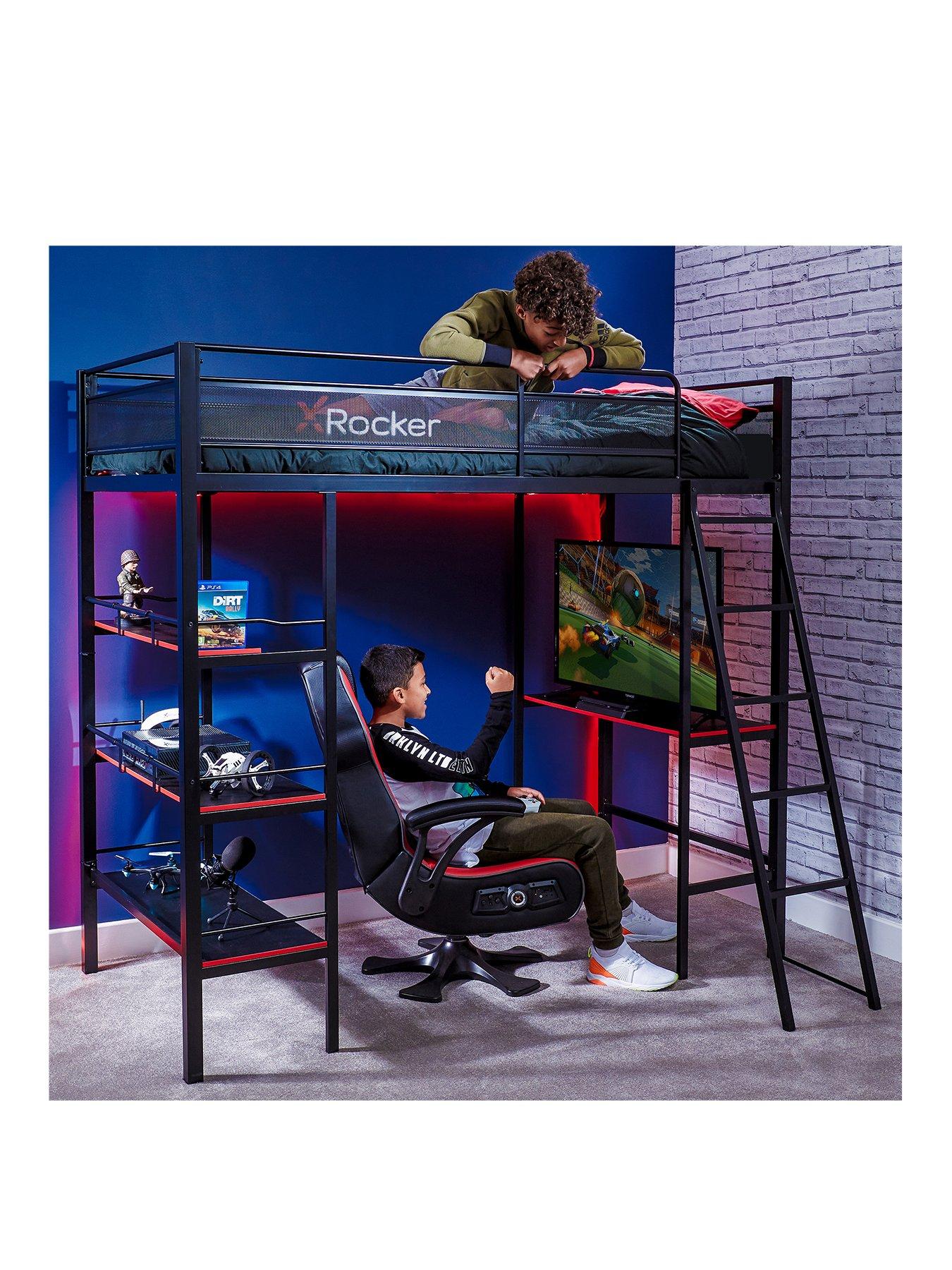 X Rocker Fortress Gaming Bunk Bed Very