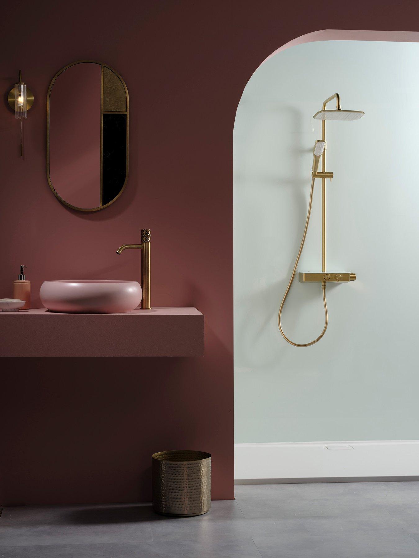 Triton Push Button Mixer - Brushed Brass | Very