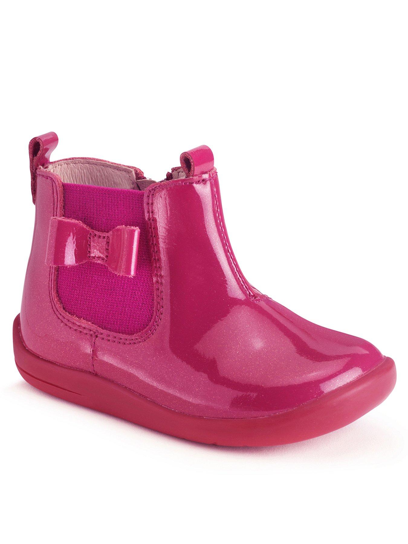 Start-rite STARTRITE Wonderland Ruby Red Glitter Patent Leather Chelsea ...