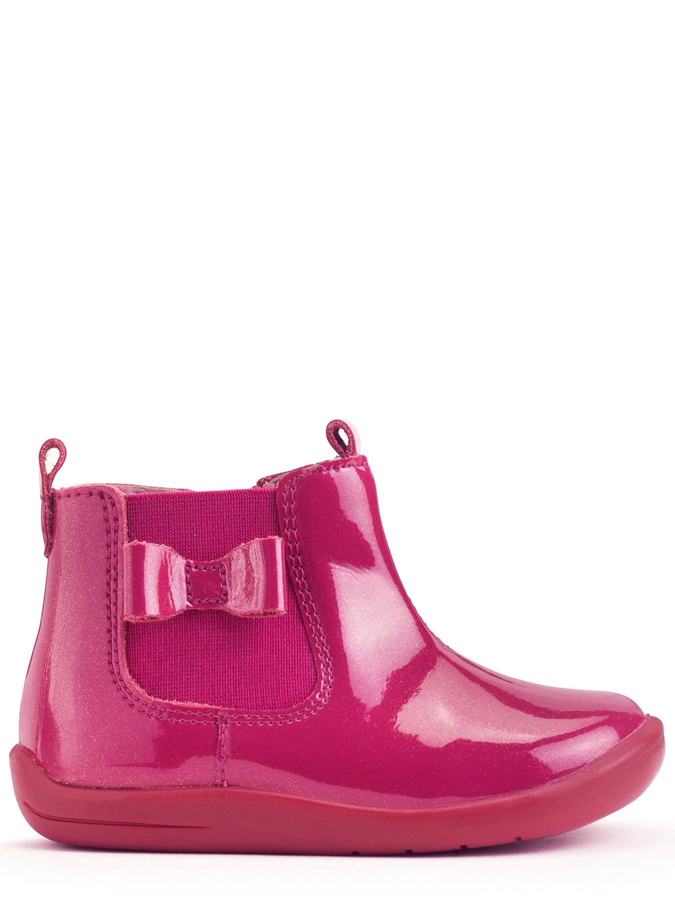 Start-rite STARTRITE Wonderland Ruby Red Glitter Patent Leather Chelsea ...