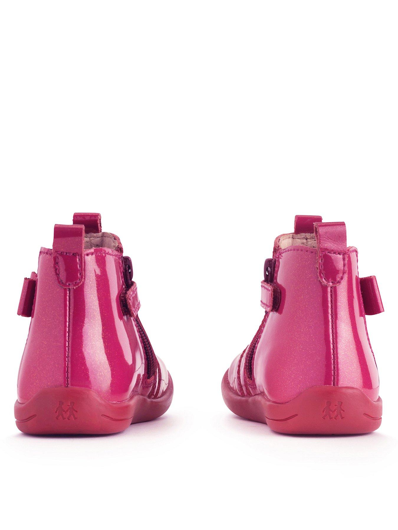 Start-rite STARTRITE Wonderland Ruby Red Glitter Patent Leather Chelsea ...
