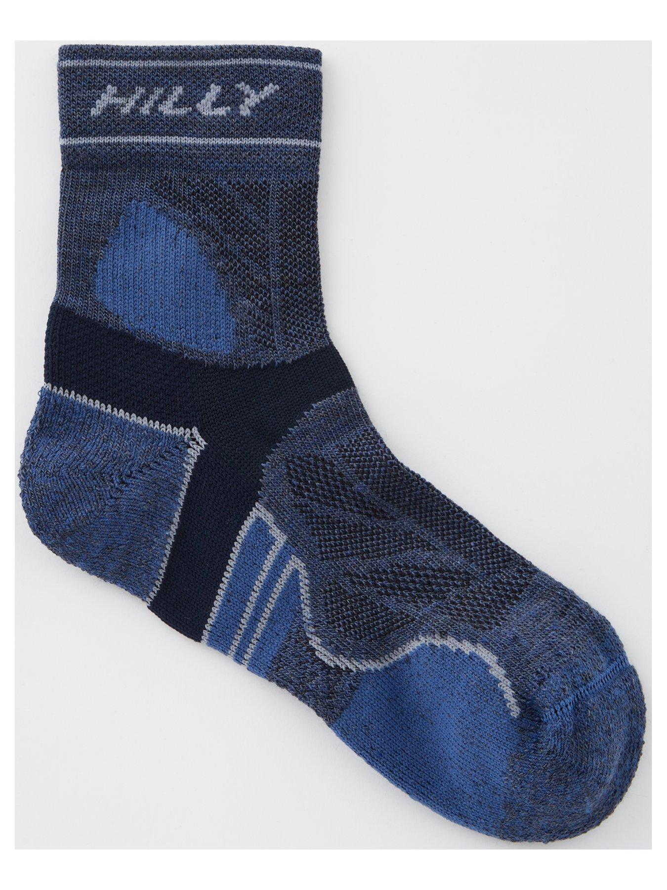 Hilly Men's Hilly Maximum Comfort Trail Anklet Sock - Navy | Very