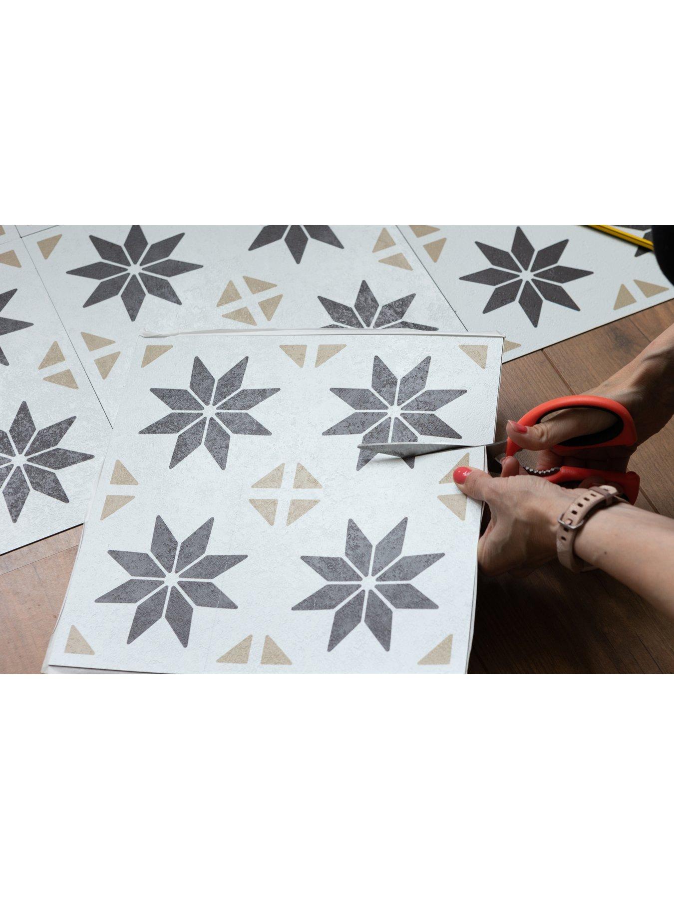D-C-Fix Vivid Stars dc fix Self Adhesive Vinyl Floor Tiles - 30.48cm x ...