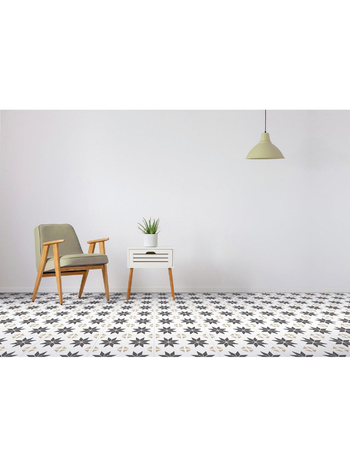 D-C-Fix Vivid Stars dc fix Self Adhesive Vinyl Floor Tiles - 30.48cm x ...